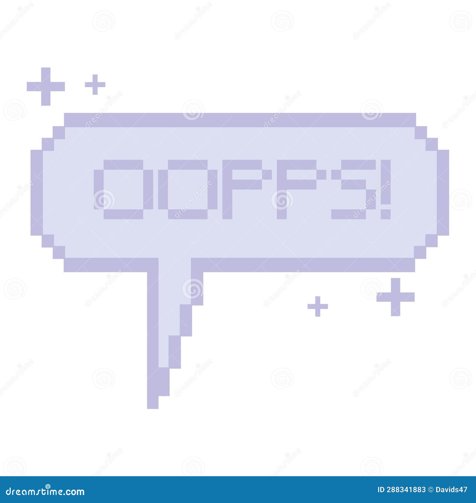 Isolated Colored Pixelated Comic Speech Bubble Chat Vector Stock Vector ...