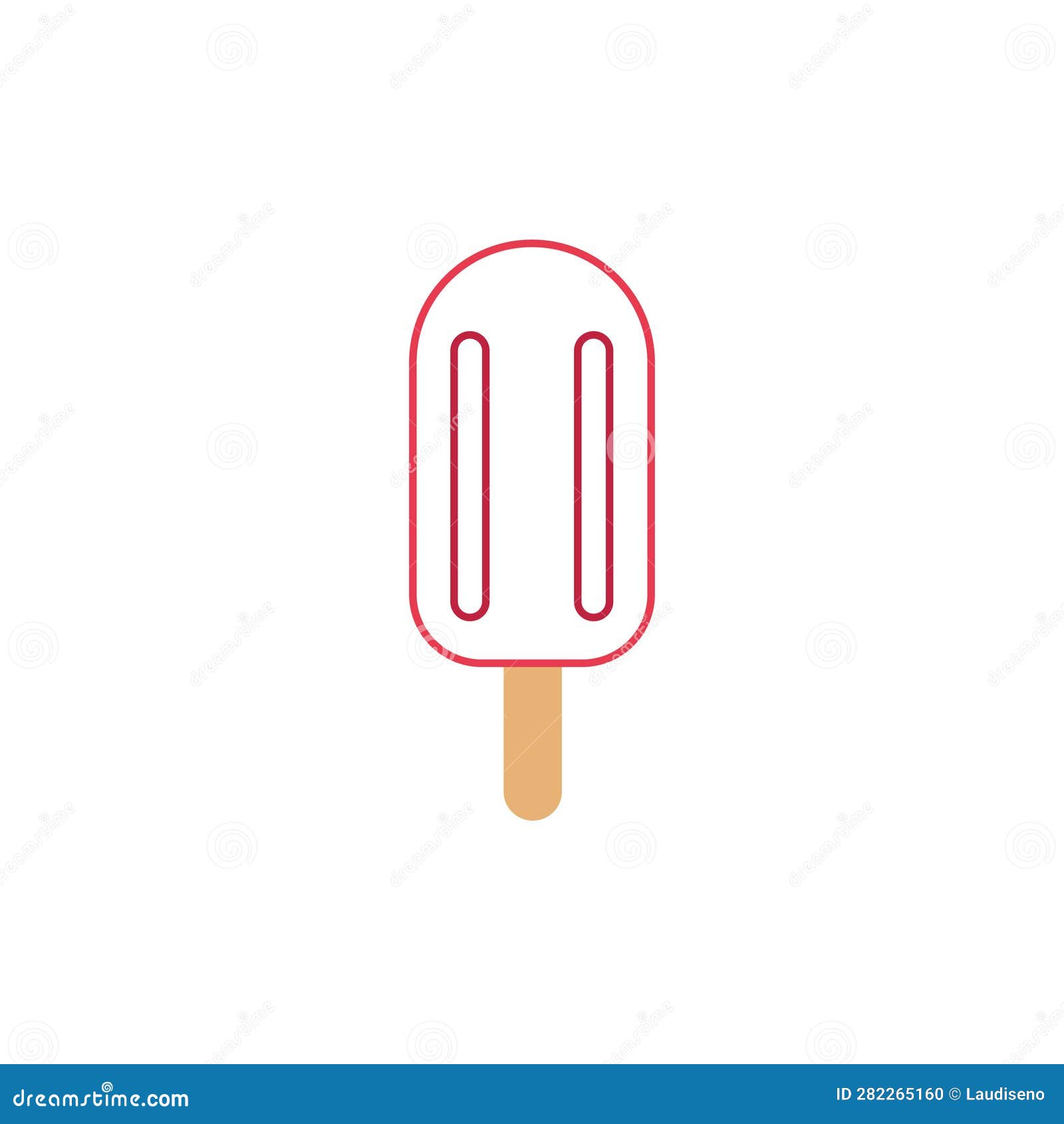 Isolated Colored Popsicle Outline Icon Vector Stock Vector ...