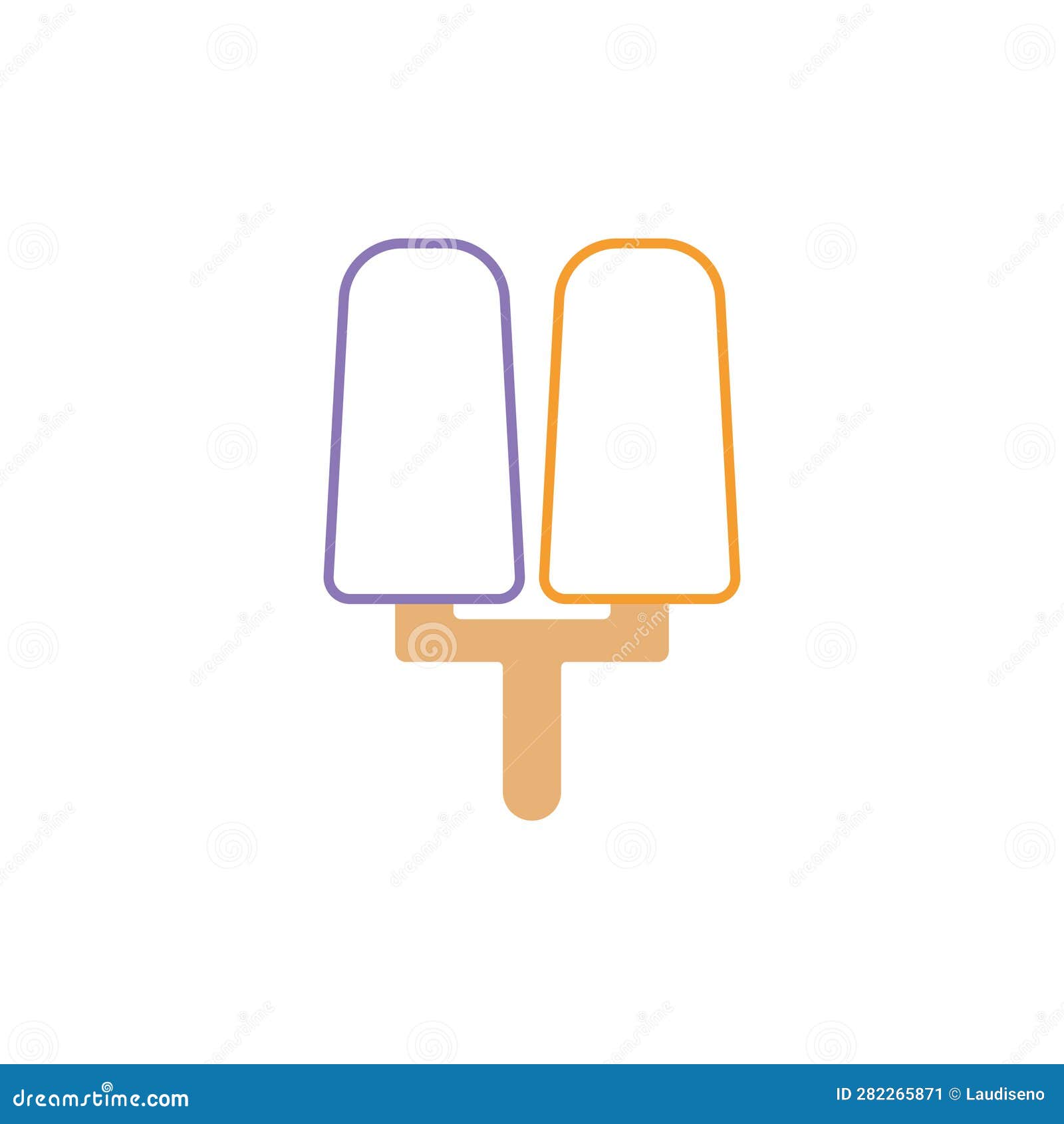 Isolated Colored Popsicle Outline Icon Vector Stock Vector ...