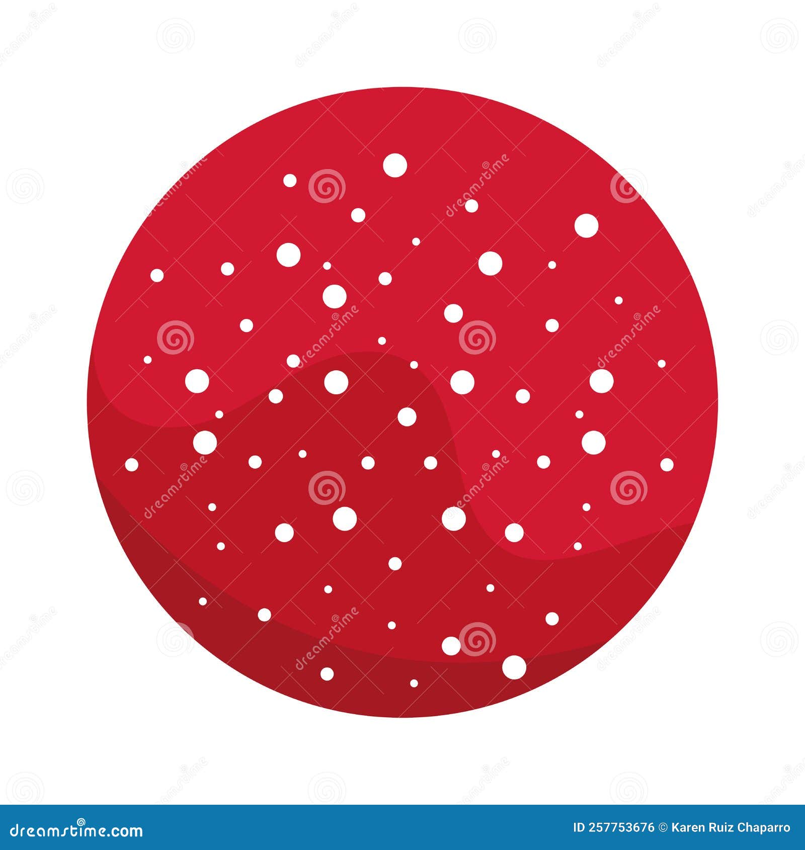 Isolated Colored Red Round Candy Icon Vector Stock Vector ...