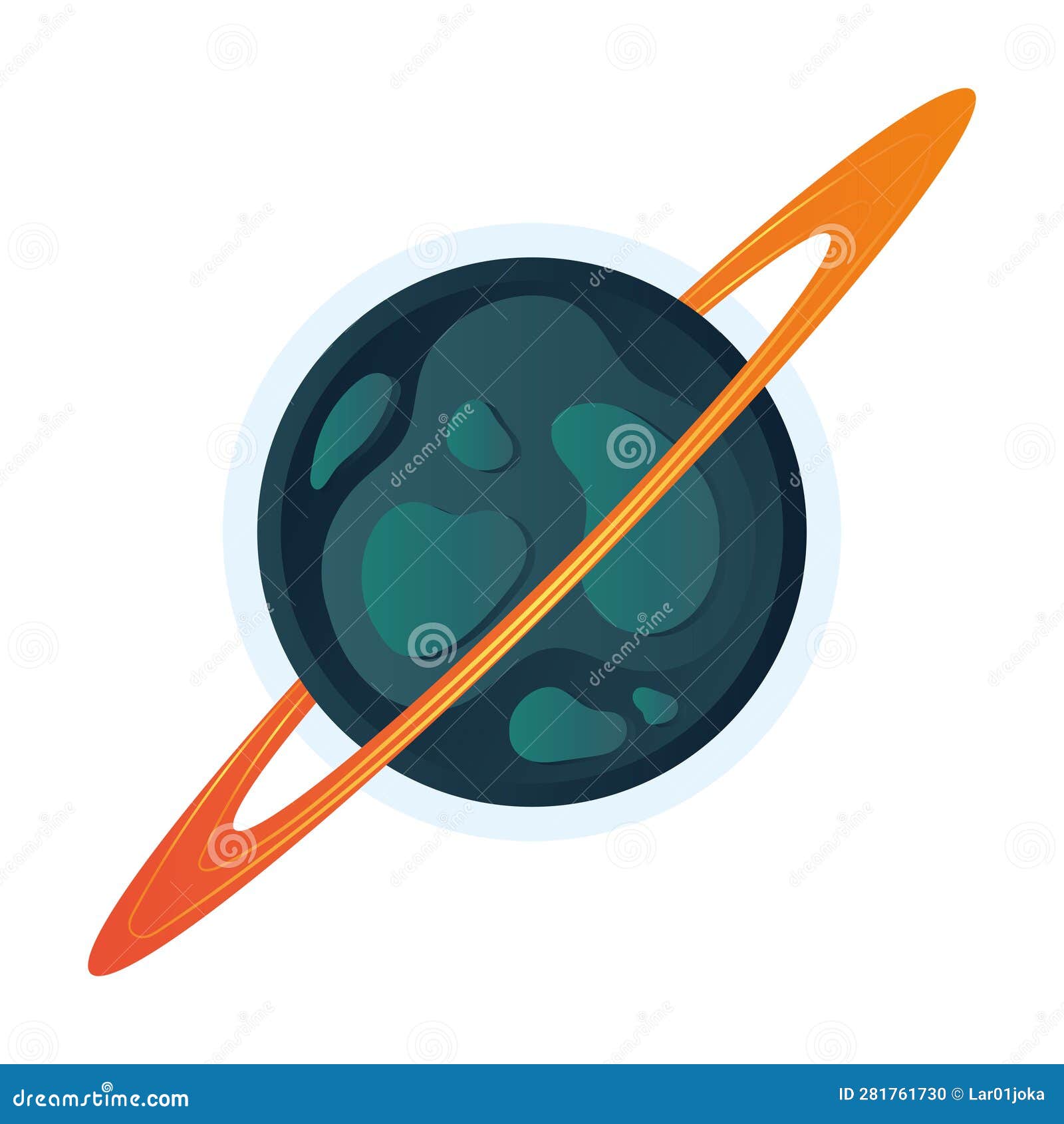 Isolated Colored Sci Fi Planet Icon Vector Stock Vector - Illustration ...