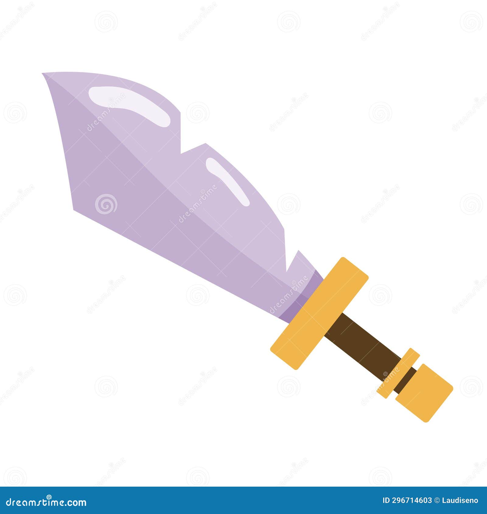 Isolated Colored Sword Medieval Weapon Icon Vector Stock Vector ...