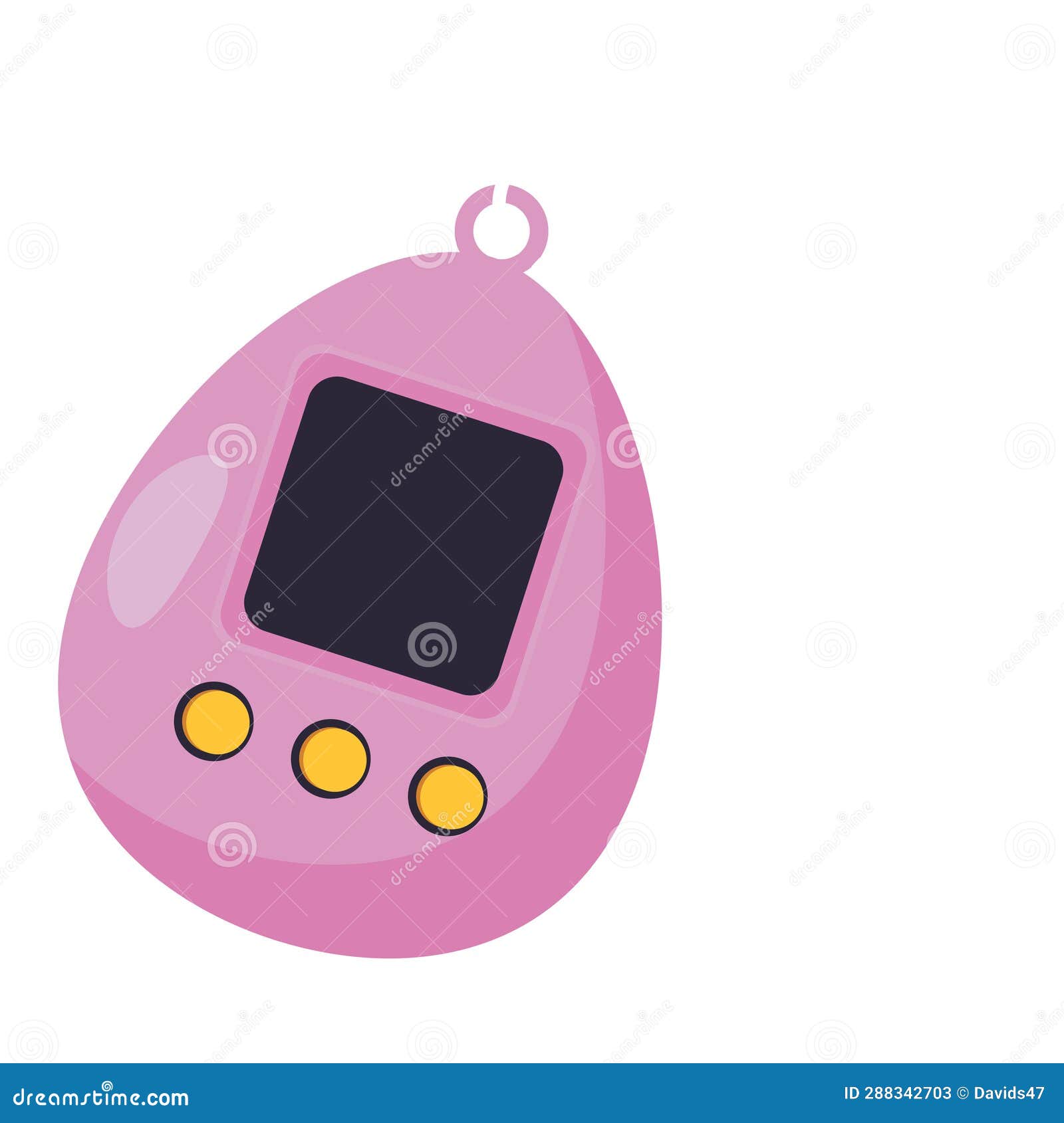 Isolated Colored Video Game Console Nostalgic Retro Icon Vector Stock ...