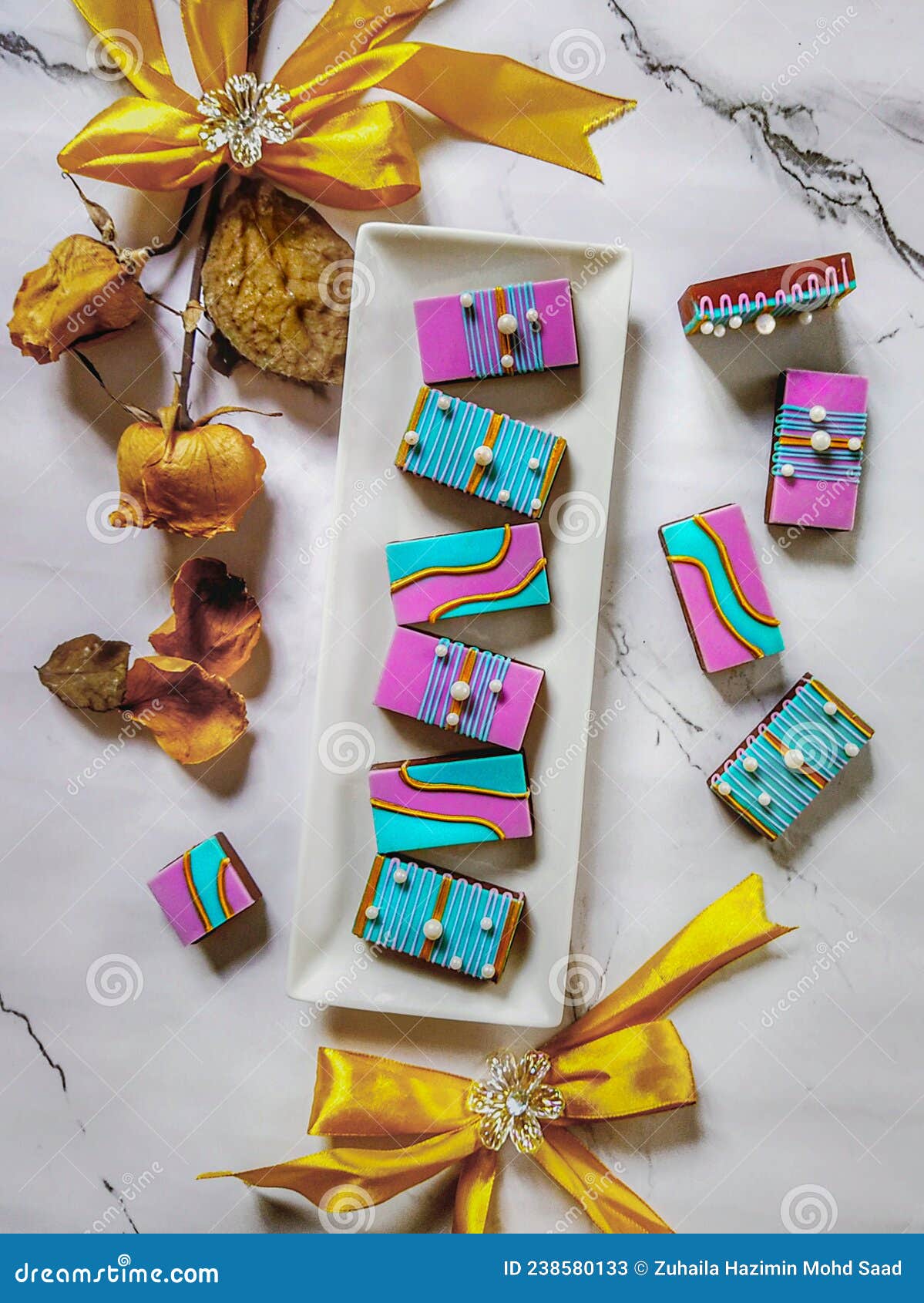 Isolated Colourful of Chocolates Stock Image - Image of food, brand ...