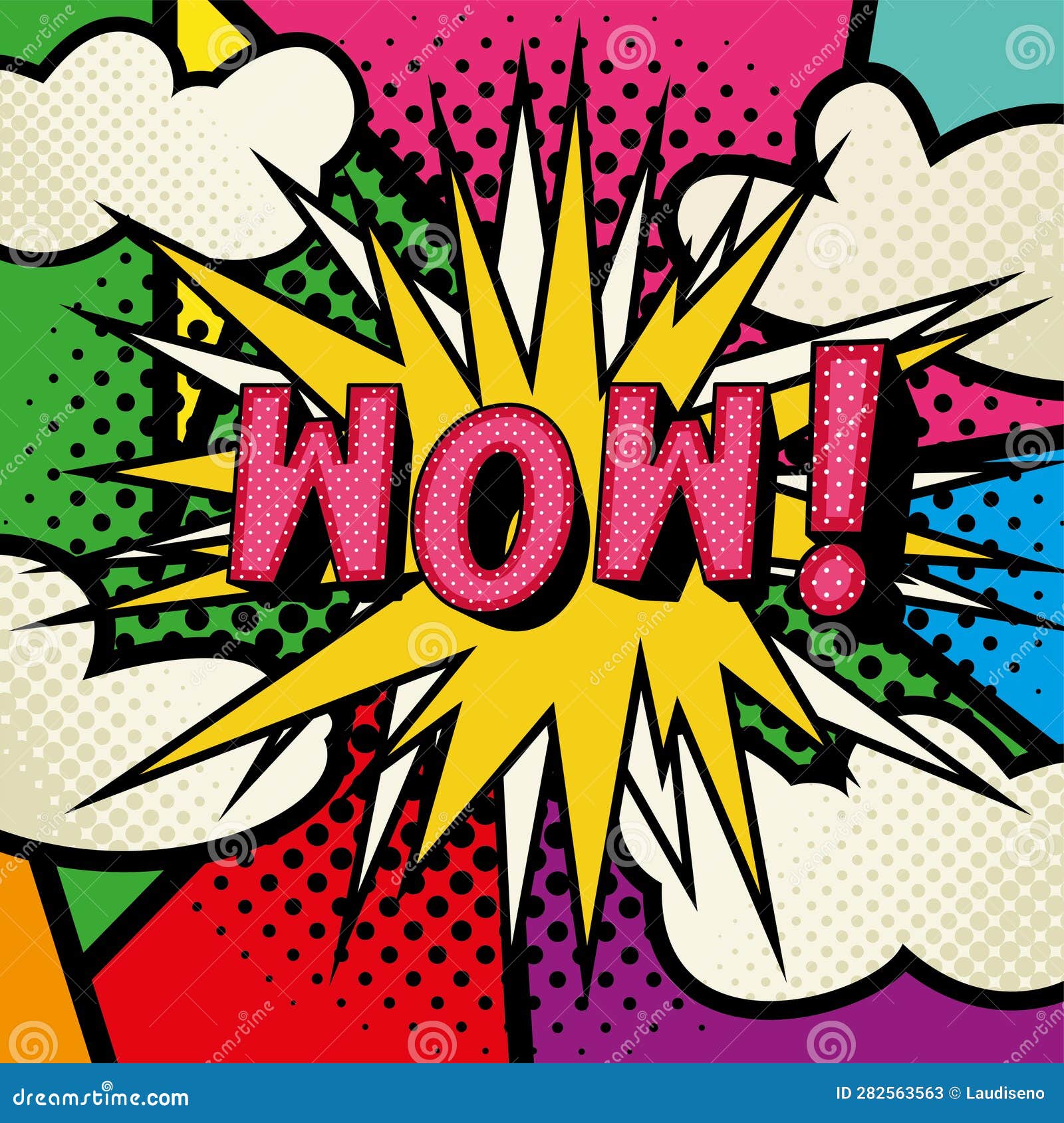 Isolated Comic Expression on a Comic Page Vector Stock Vector ...