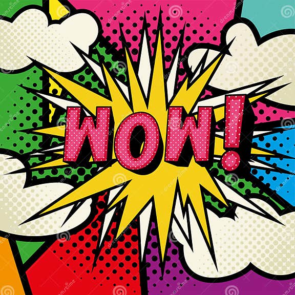 Isolated Comic Expression on a Comic Page Vector Stock Vector ...