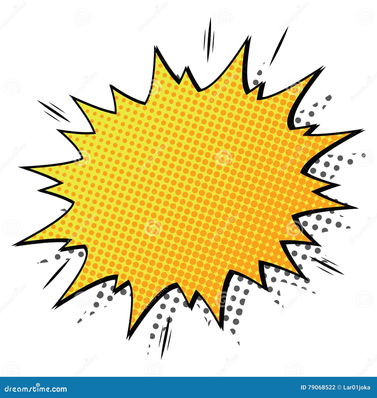 Isolated comic expression stock illustration. Illustration of ...