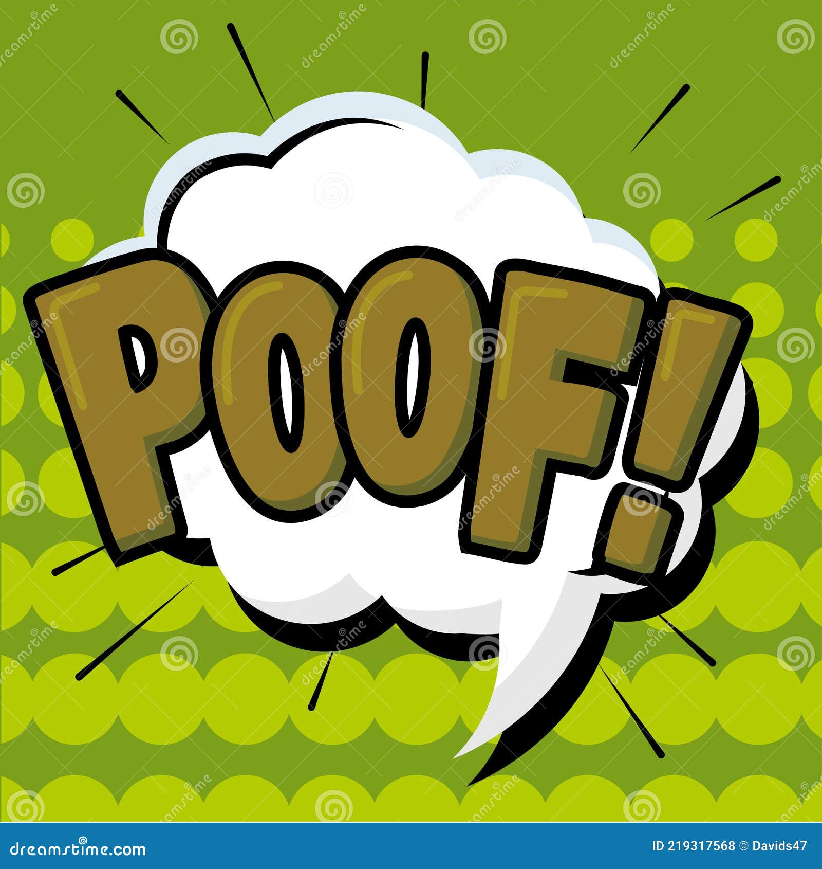 Isolated Comic Speech Poof Cartoon Expression Stock Vector ...