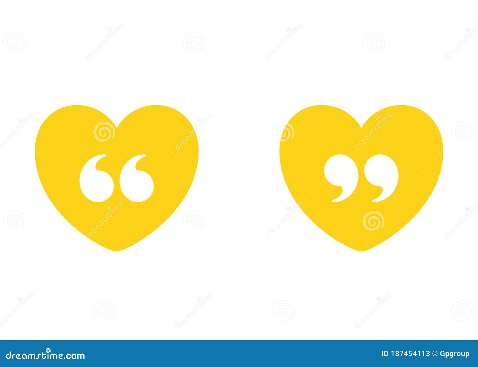 Isolated Communication Quotes Inside Hearts Vector Design Stock Vector ...