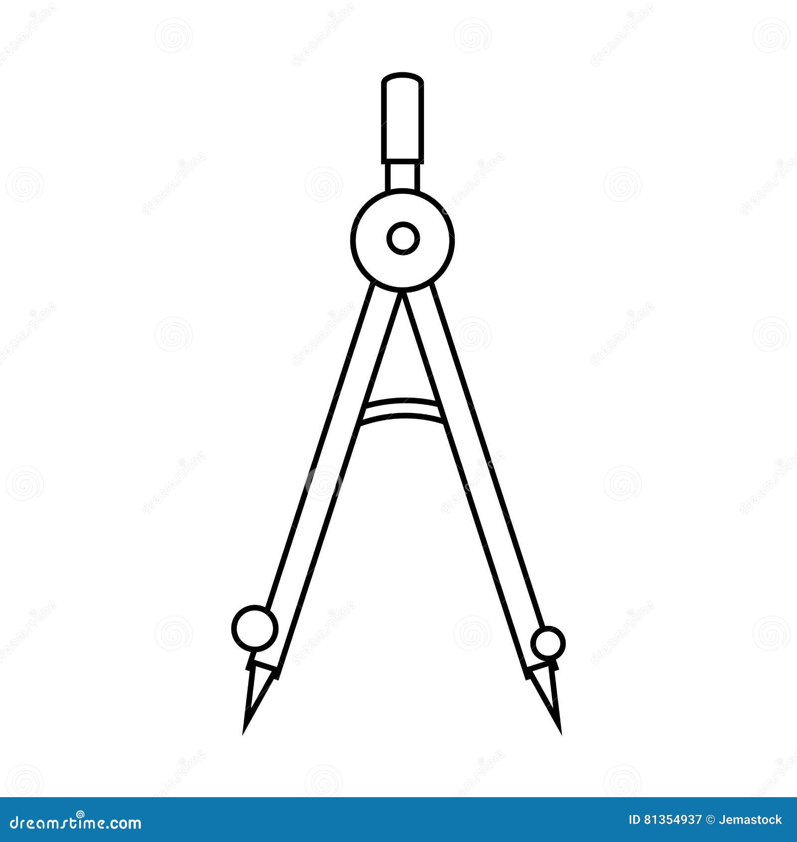 Isolated compass design stock vector. Illustration of exploration ...