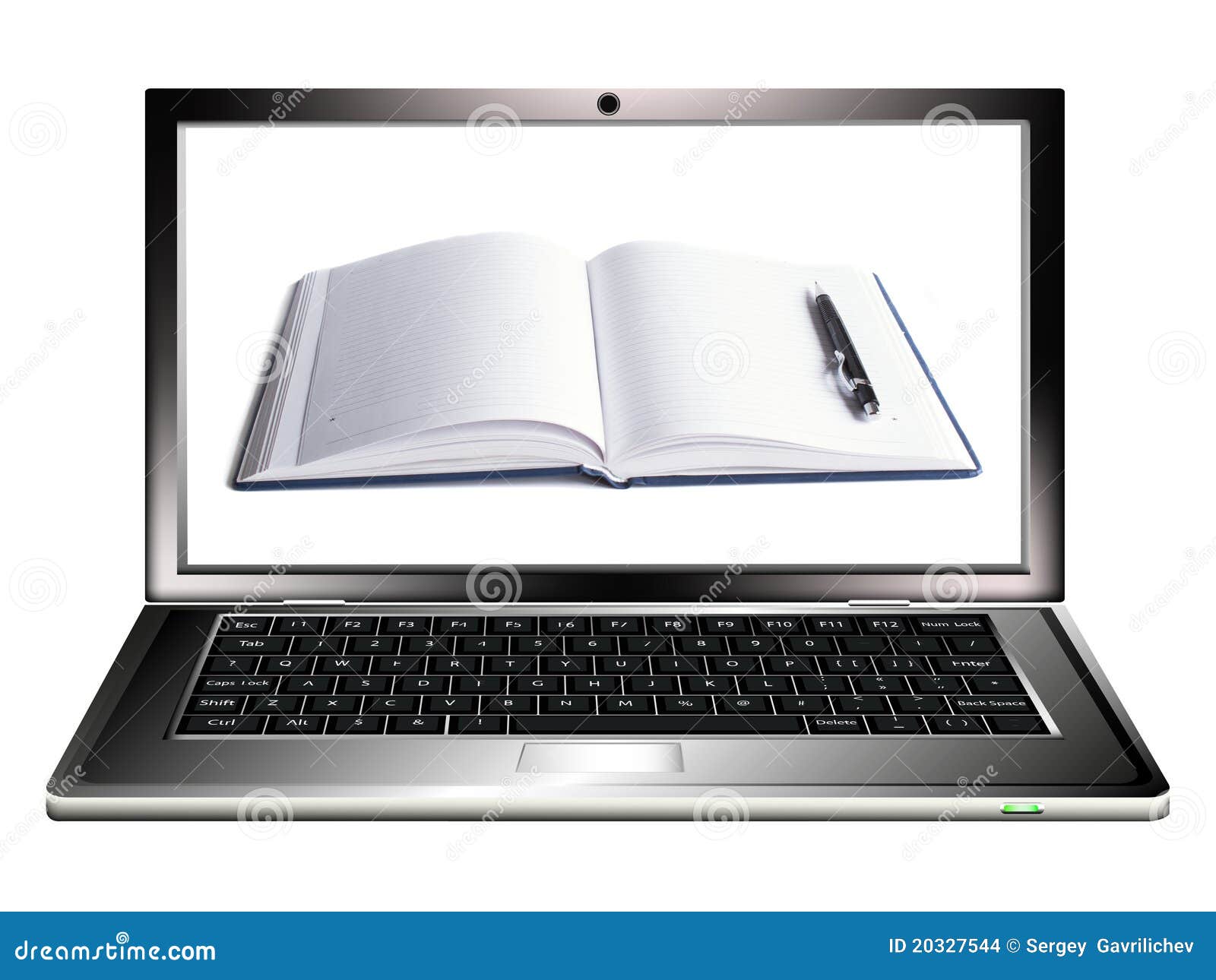 The isolated computer stock photo. Image of education - 20327544