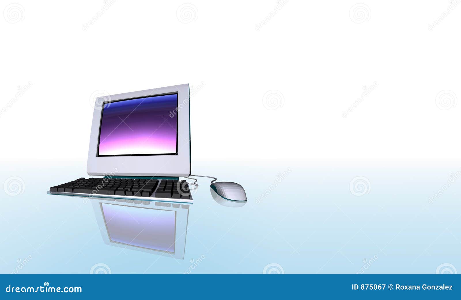 Isolated computer stock illustration. Illustration of worldwide - 875067