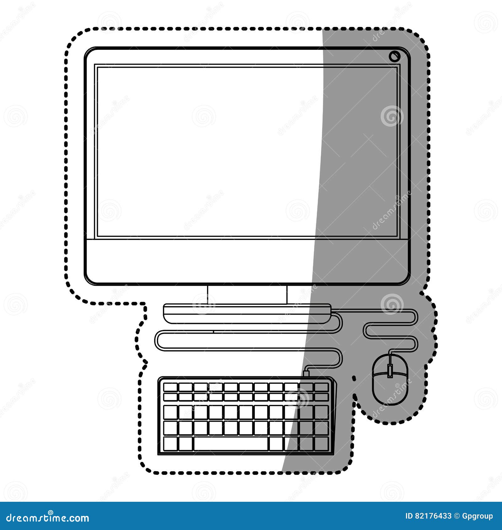 Isolated Computer Device Design Stock Vector - Illustration of design ...