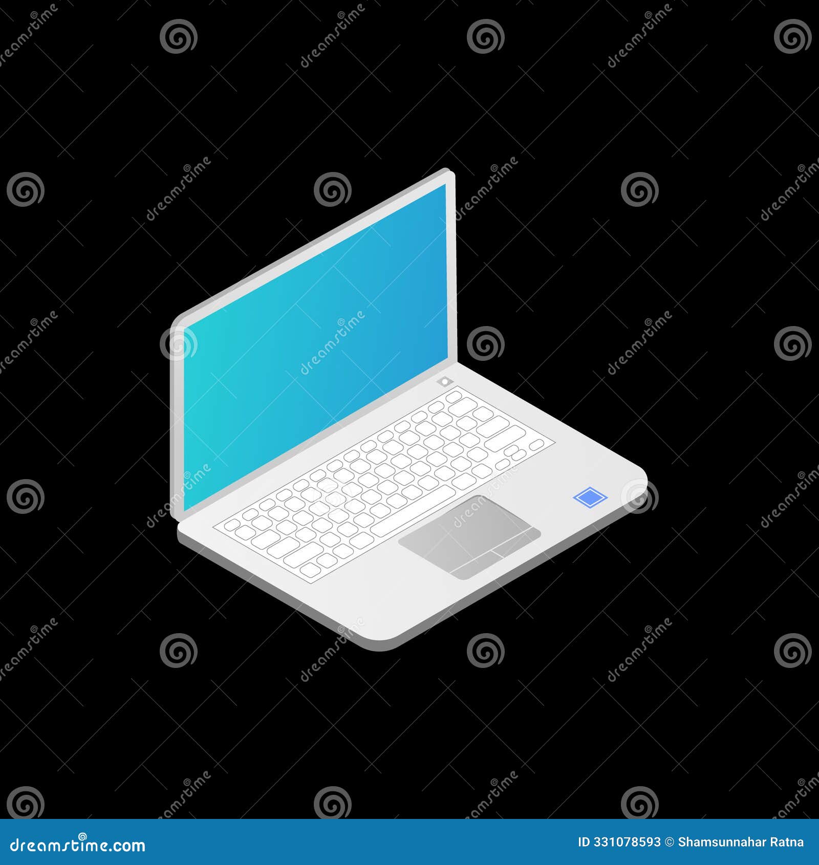 Isolated Computer Apps Icon Design Stock Illustration - Illustration of ...