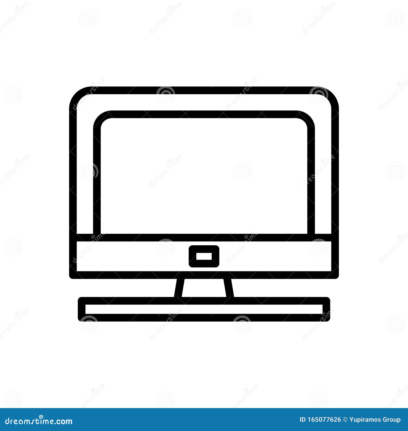 Isolated Computer Icon Vector Design Stock Vector - Illustration of ...