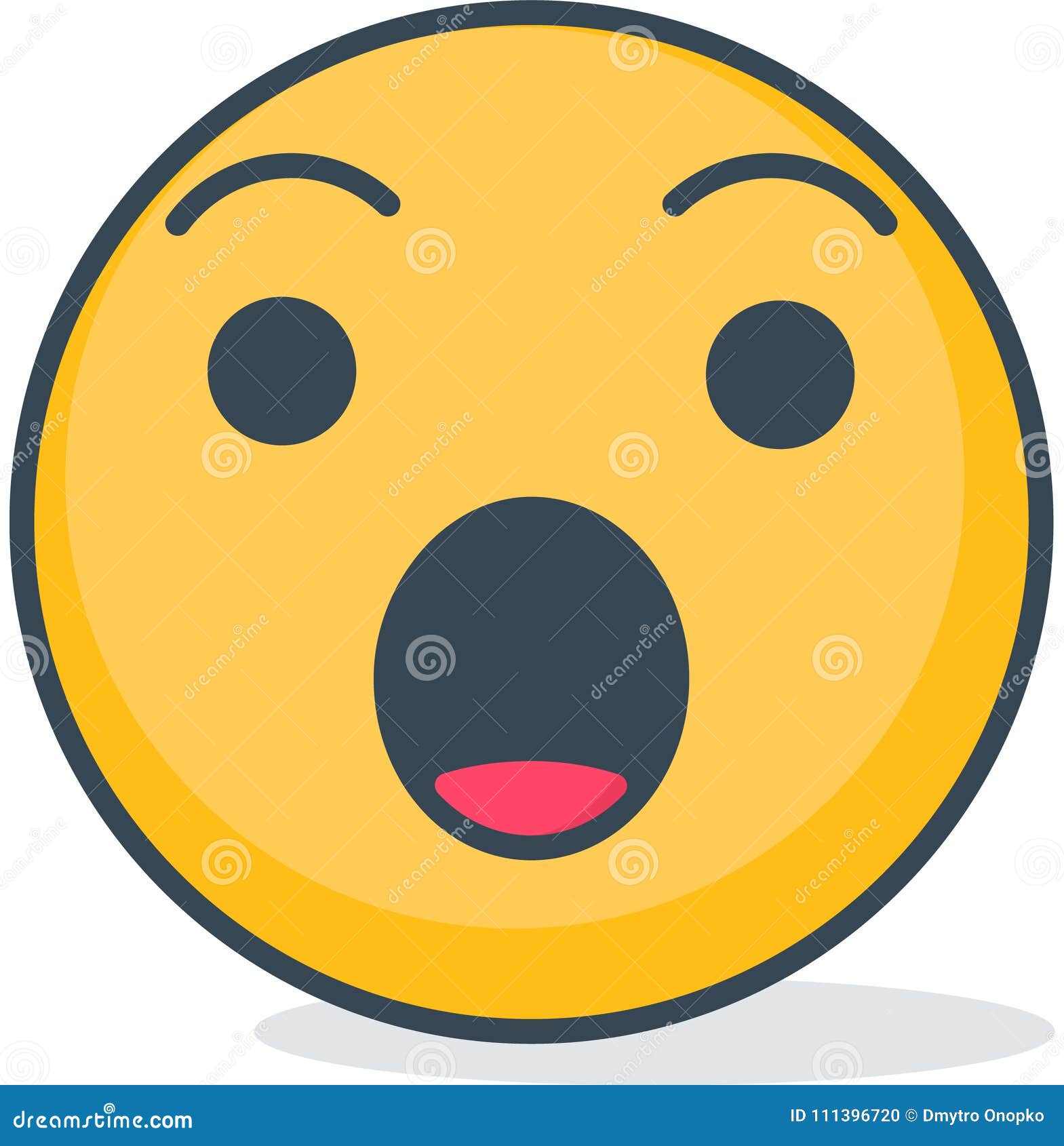 Isolated Confused Emoticon. Isolated Emoticon. Stock Vector ...