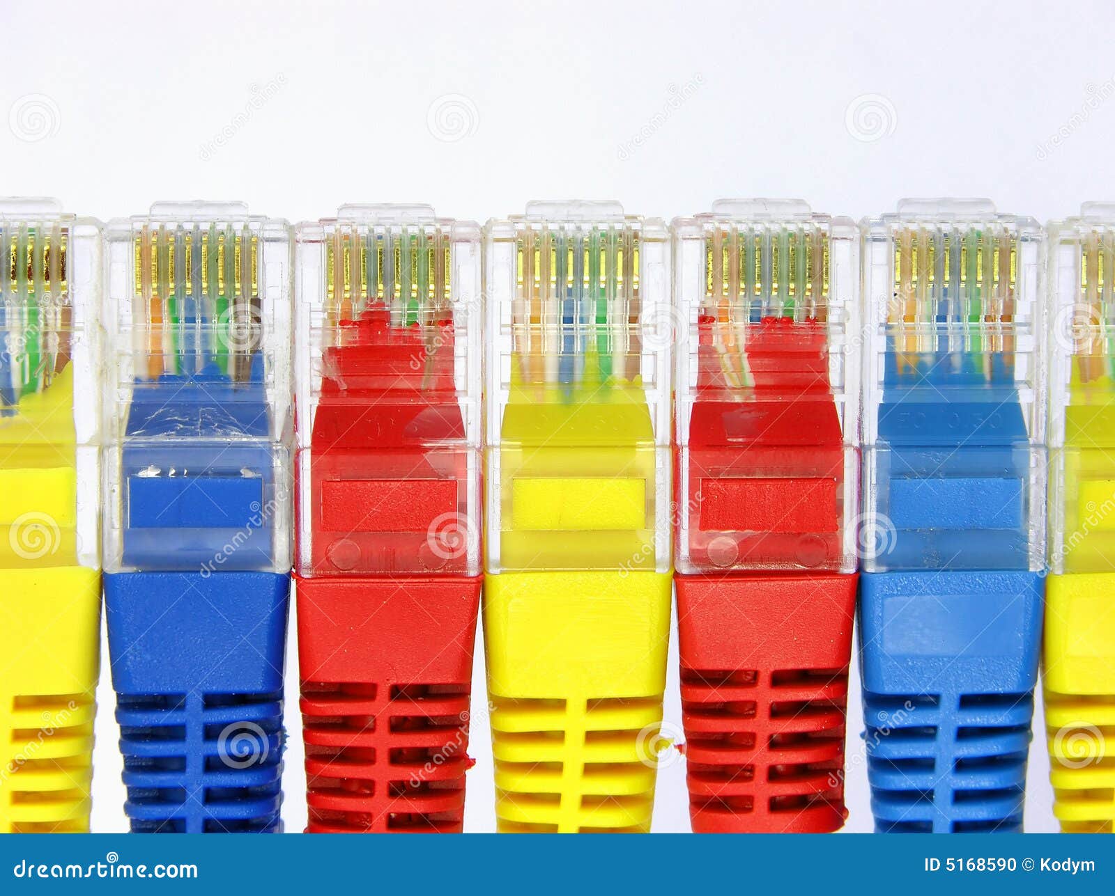 Isolated Connector Rj45 on White Stock Photo - Image of broadband, rj45 ...