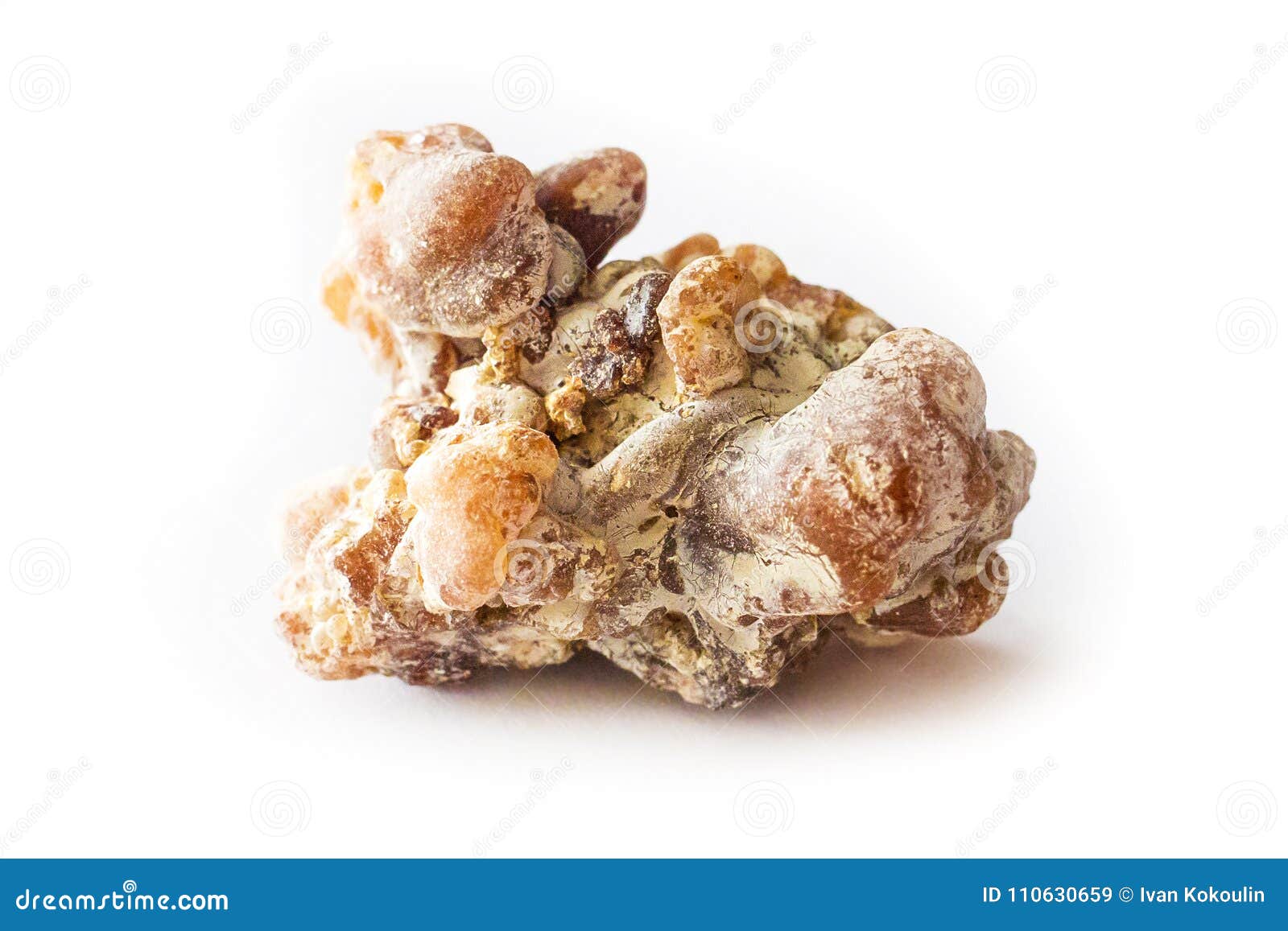 Isolated Copal Resin on White Background Stock Image - Image of america ...