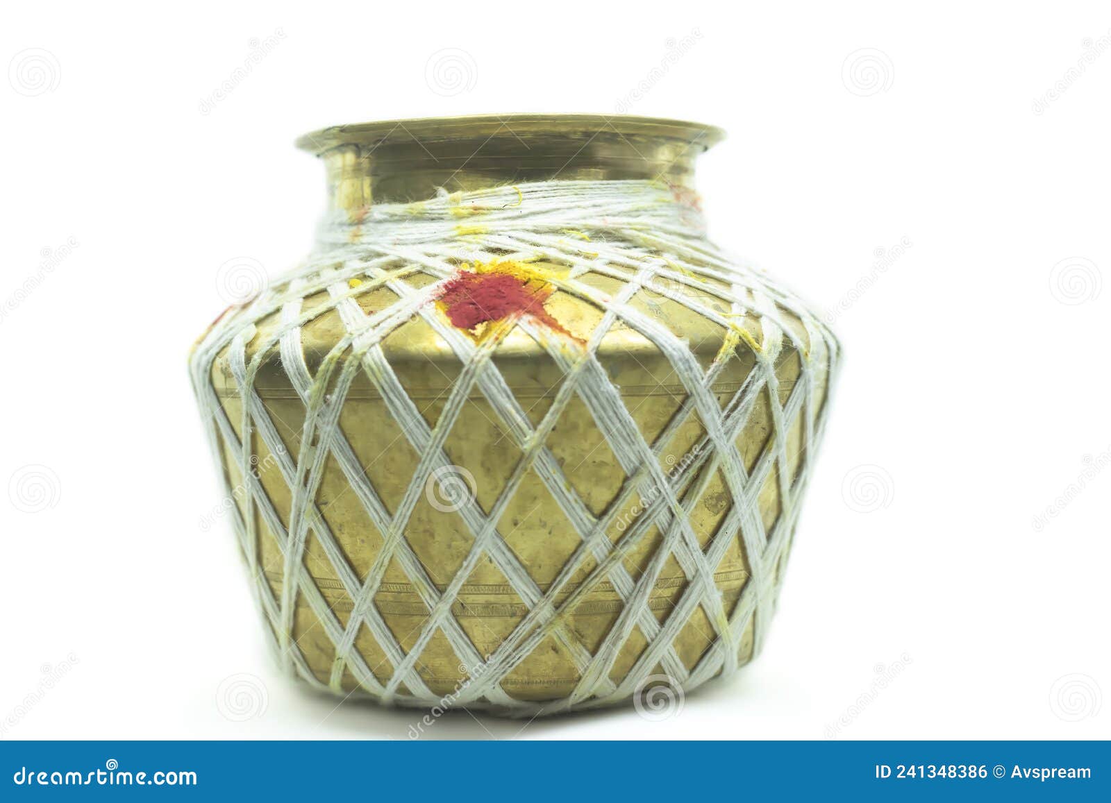 Isolated Copper Kalash in White Stock Photo - Image of kalash ...