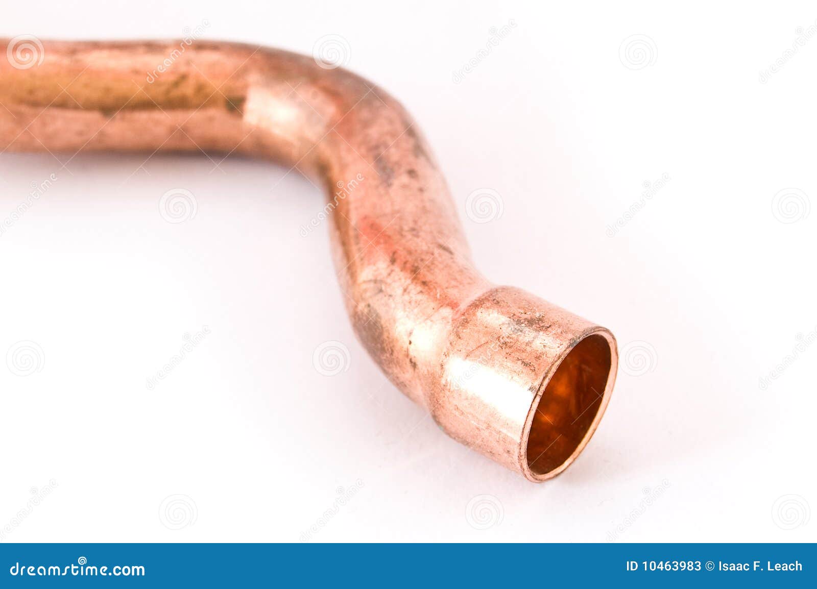 Old Copper Pipe As Line Connection Of A Trailer Coupling Royalty-Free ...