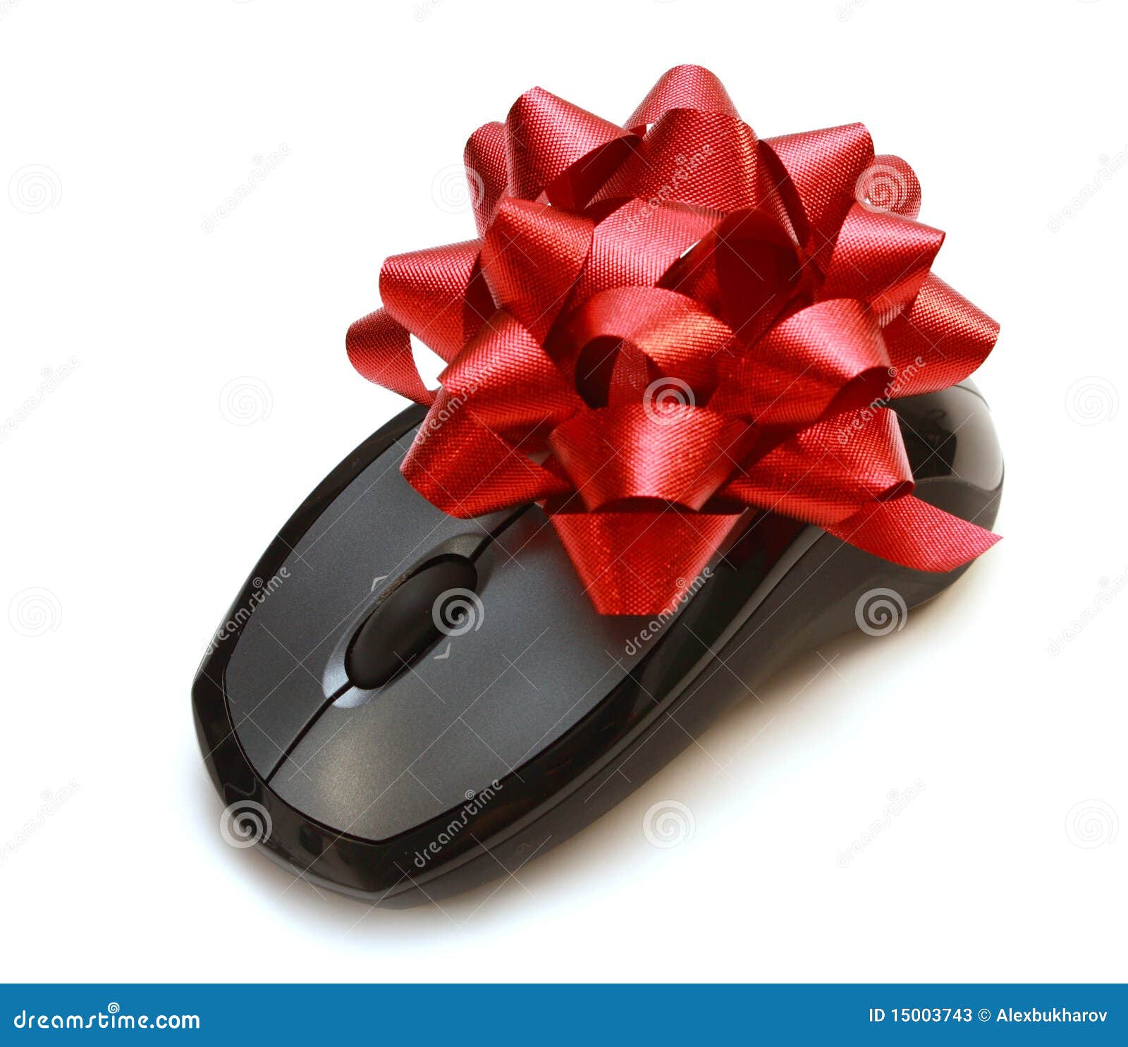 Isolated Coumputer Mouse As Gift Stock Image - Image of device, data ...