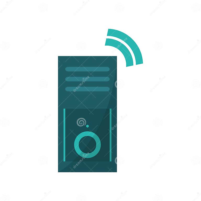 Isolated Cpu Machine Design Stock Vector - Illustration of sign ...