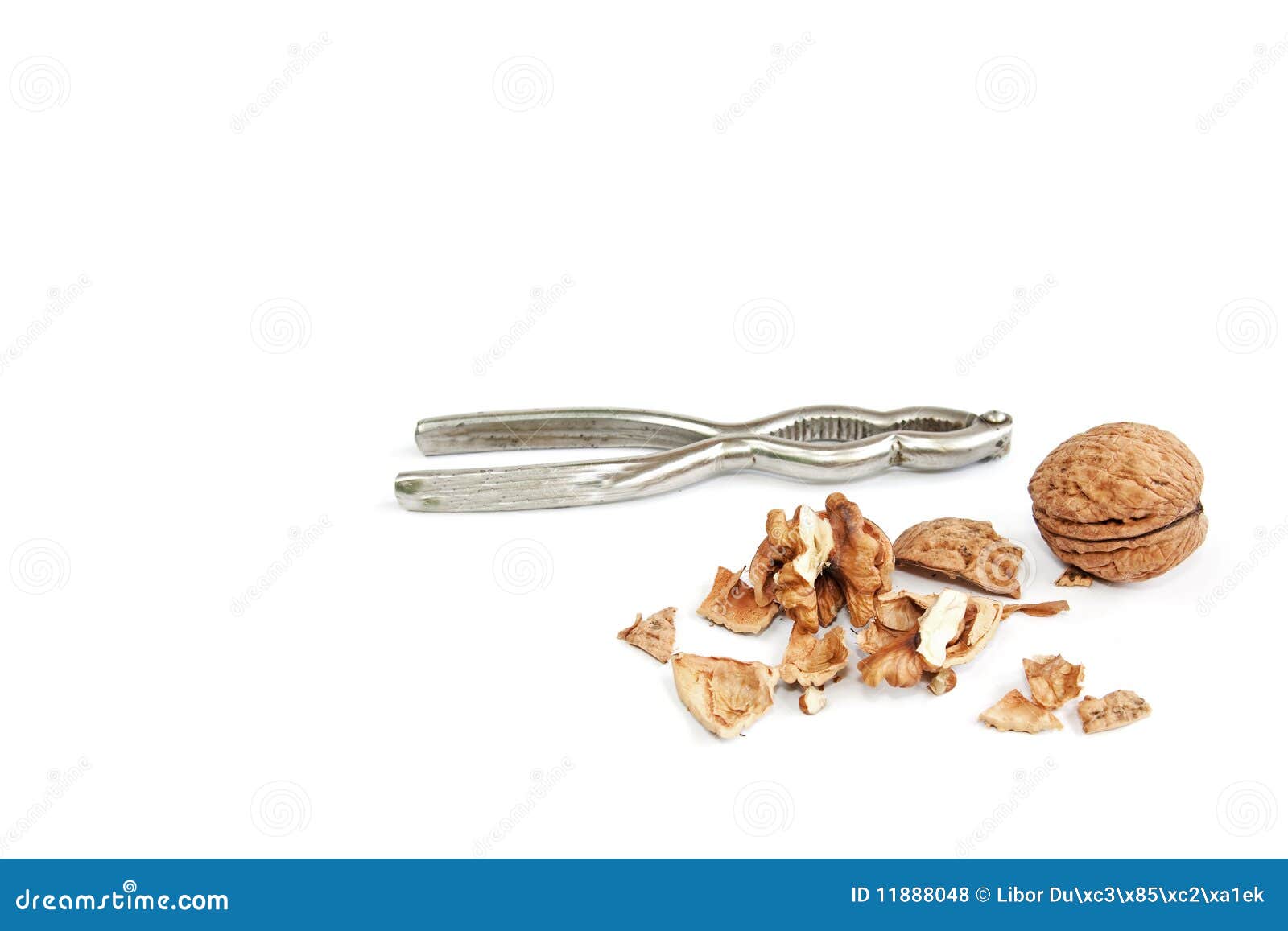 Isolated cracking nuts stock photo. Image of healthy - 11888048