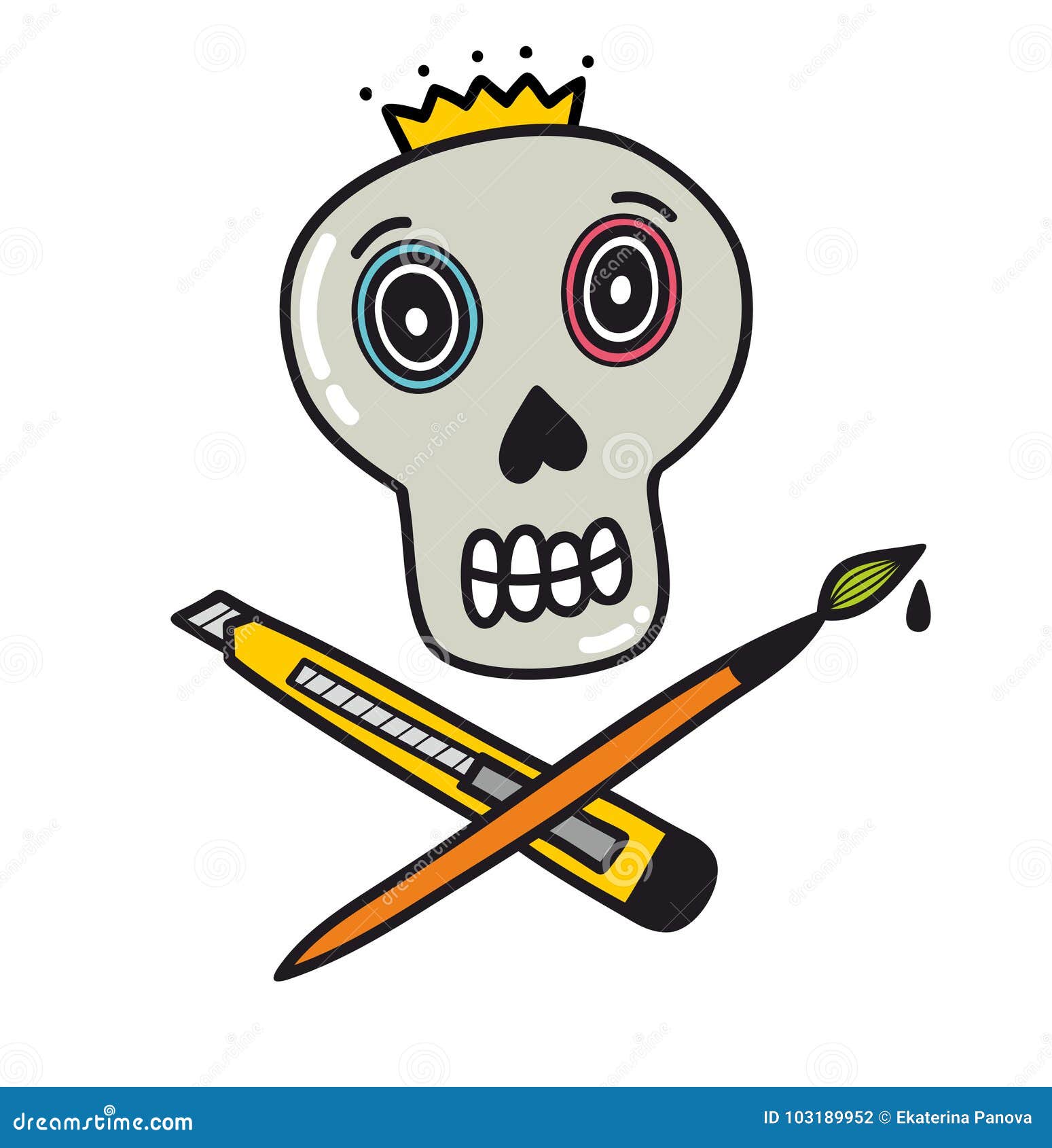 Creative Skull Logo Design Vector Art Logo Royalty-Free Stock Photo ...