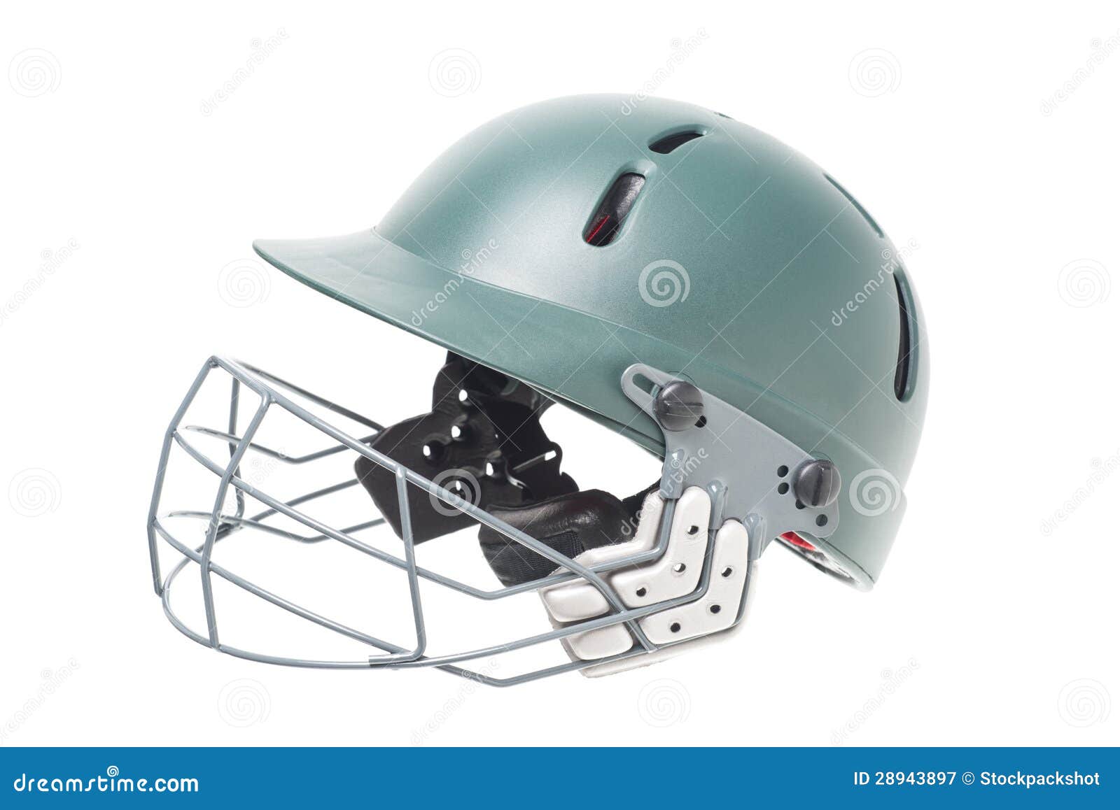 Isolated cricket helmet stock image. Image of protection - 28943897