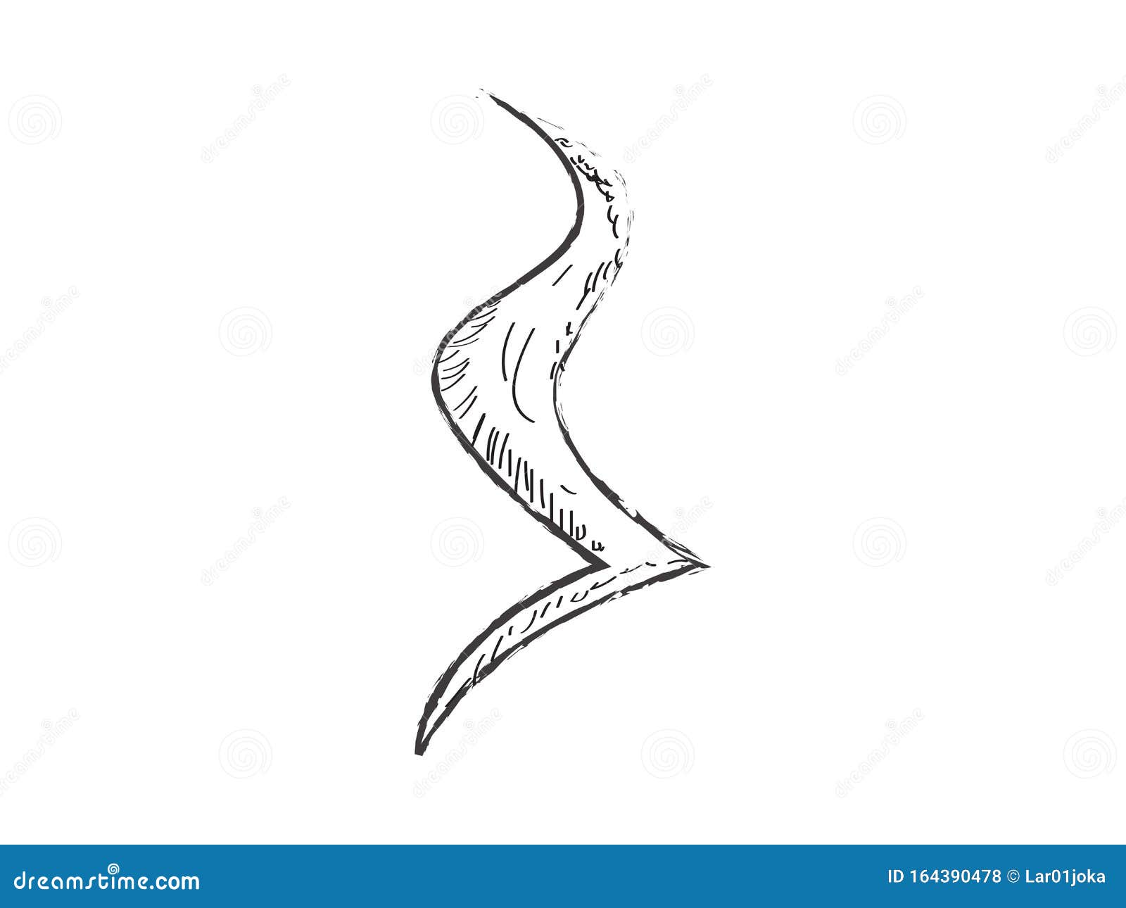 Crotchet rest sketch stock vector. Illustration of signature - 164390478