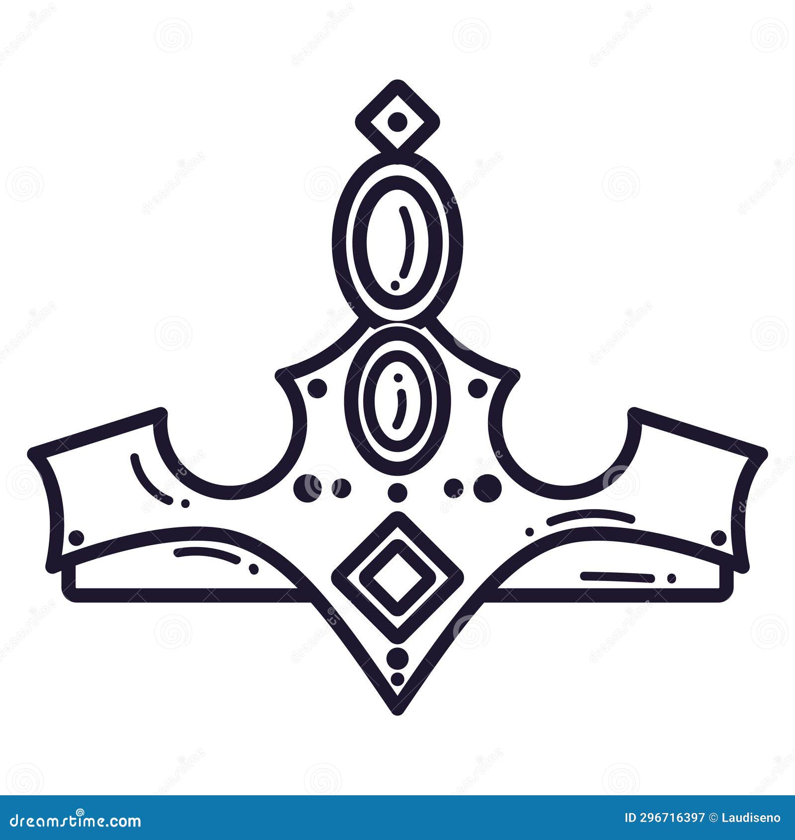 Isolated Crown Icon Royalty Icon Vector Stock Illustration ...