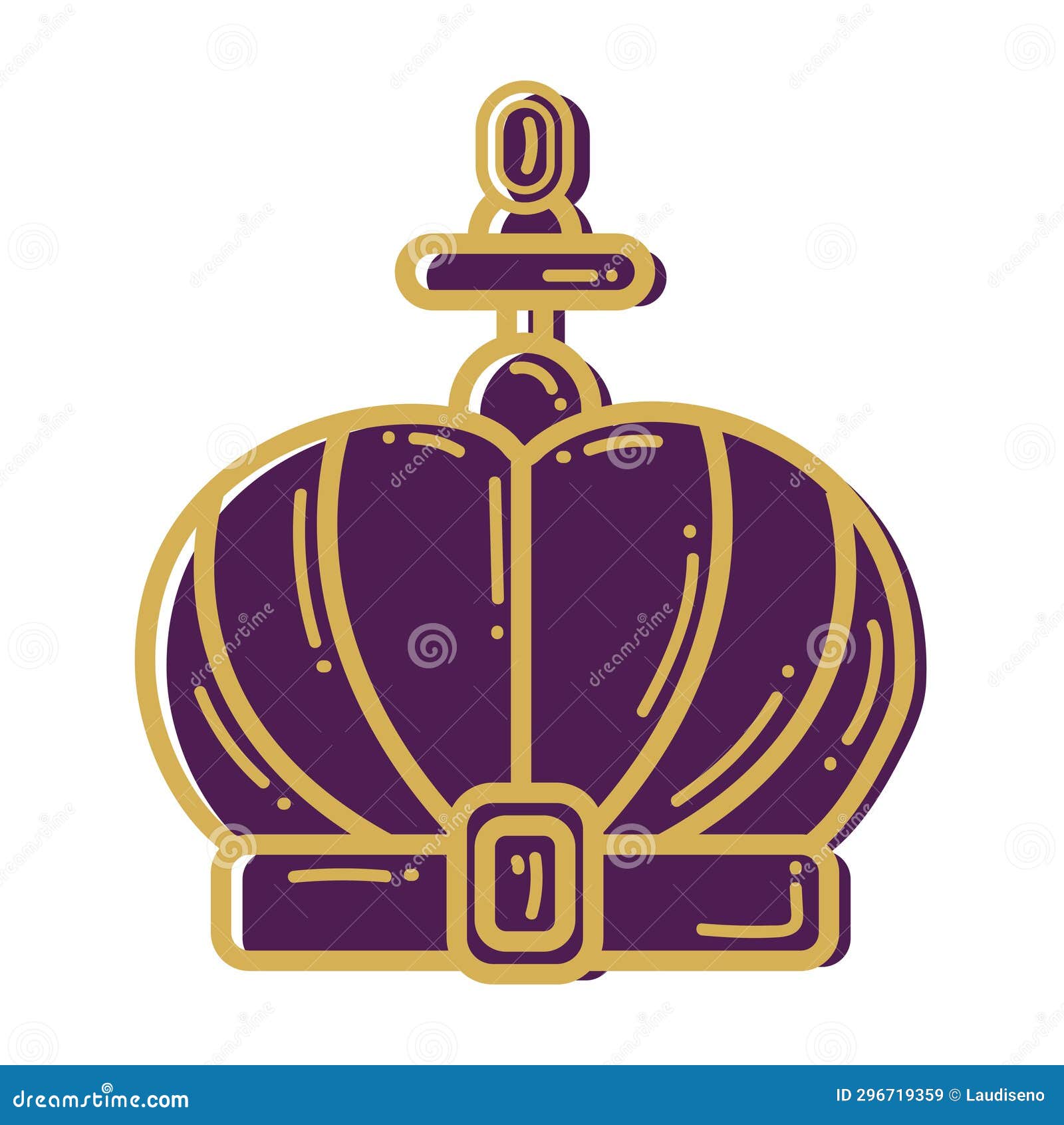 Isolated Crown Icon Royalty Icon Vector Stock Illustration ...