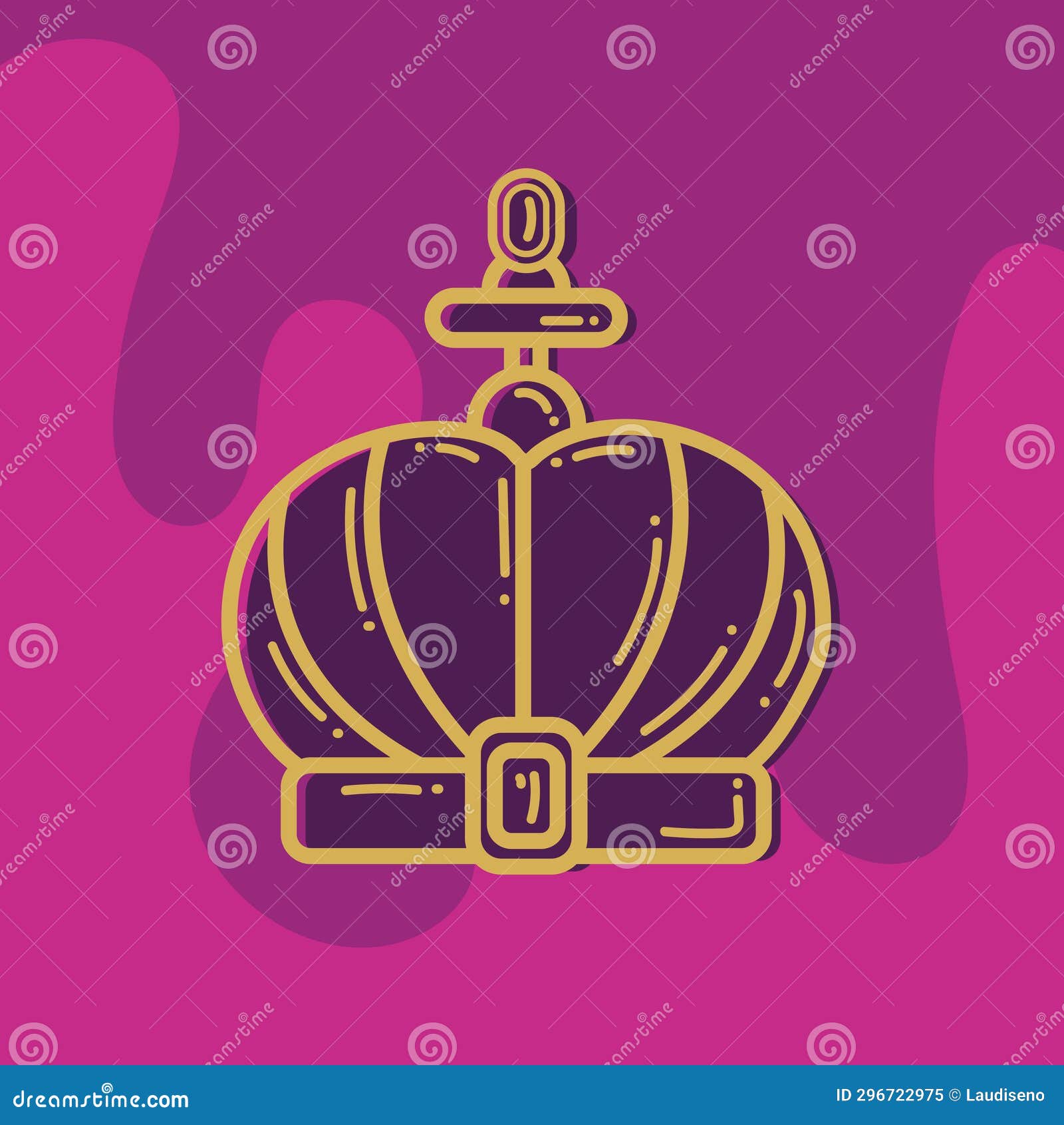 Isolated Crown Icon Royalty Icon Vector Stock Illustration ...