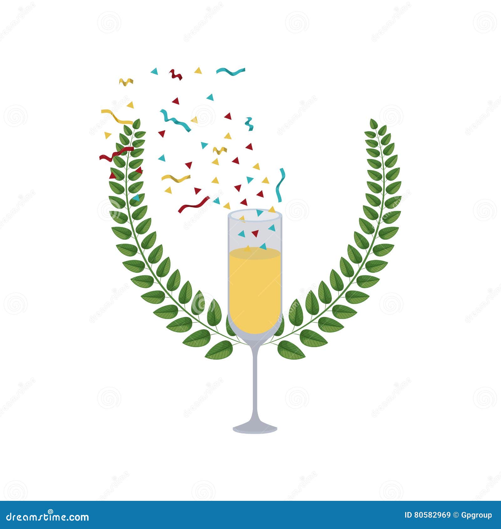 Isolated Cup of Alcohol Design Stock Vector - Illustration of ornament ...