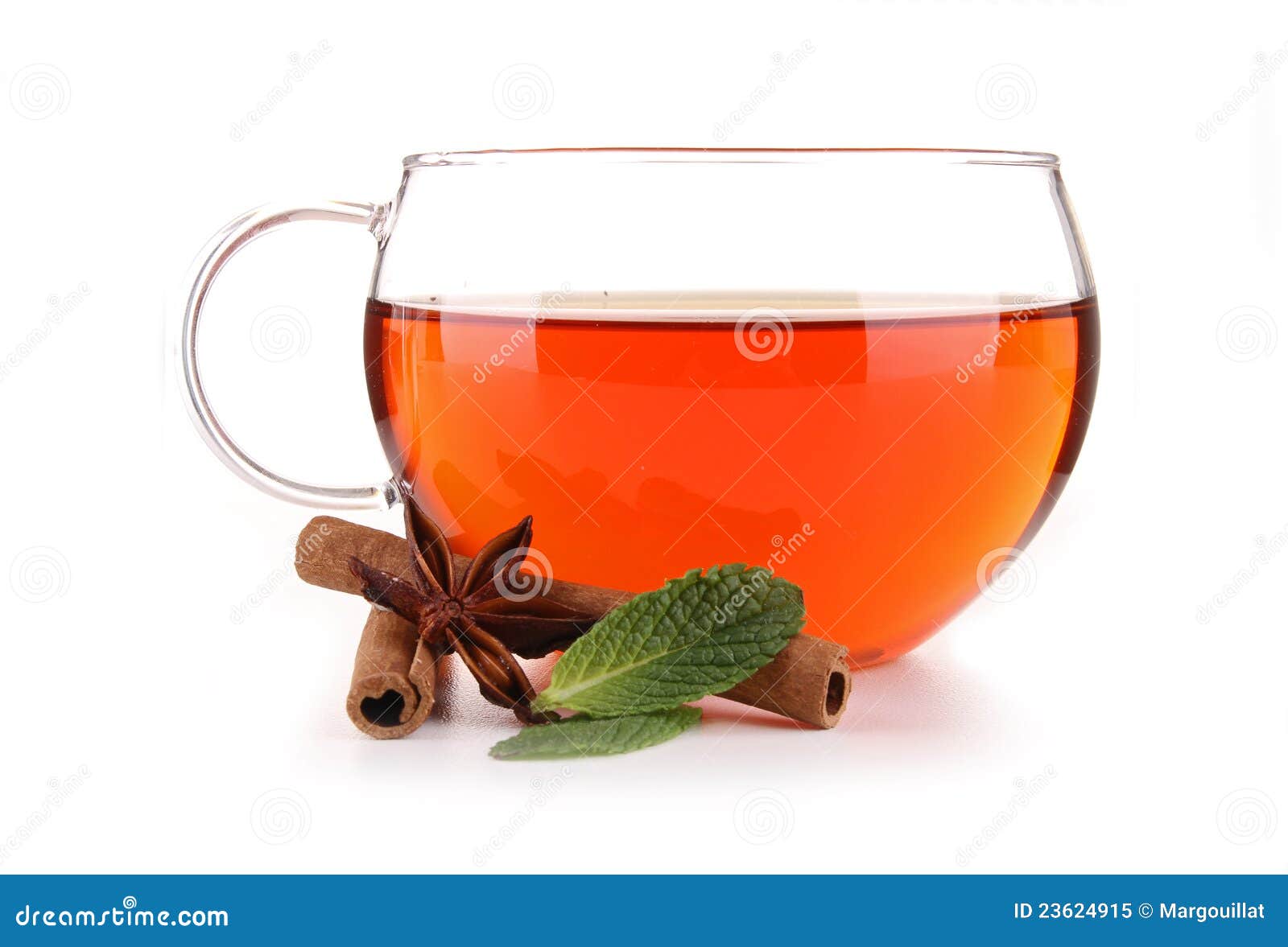 Isolated cup of tea stock image. Image of beverage, breakfast - 23624915