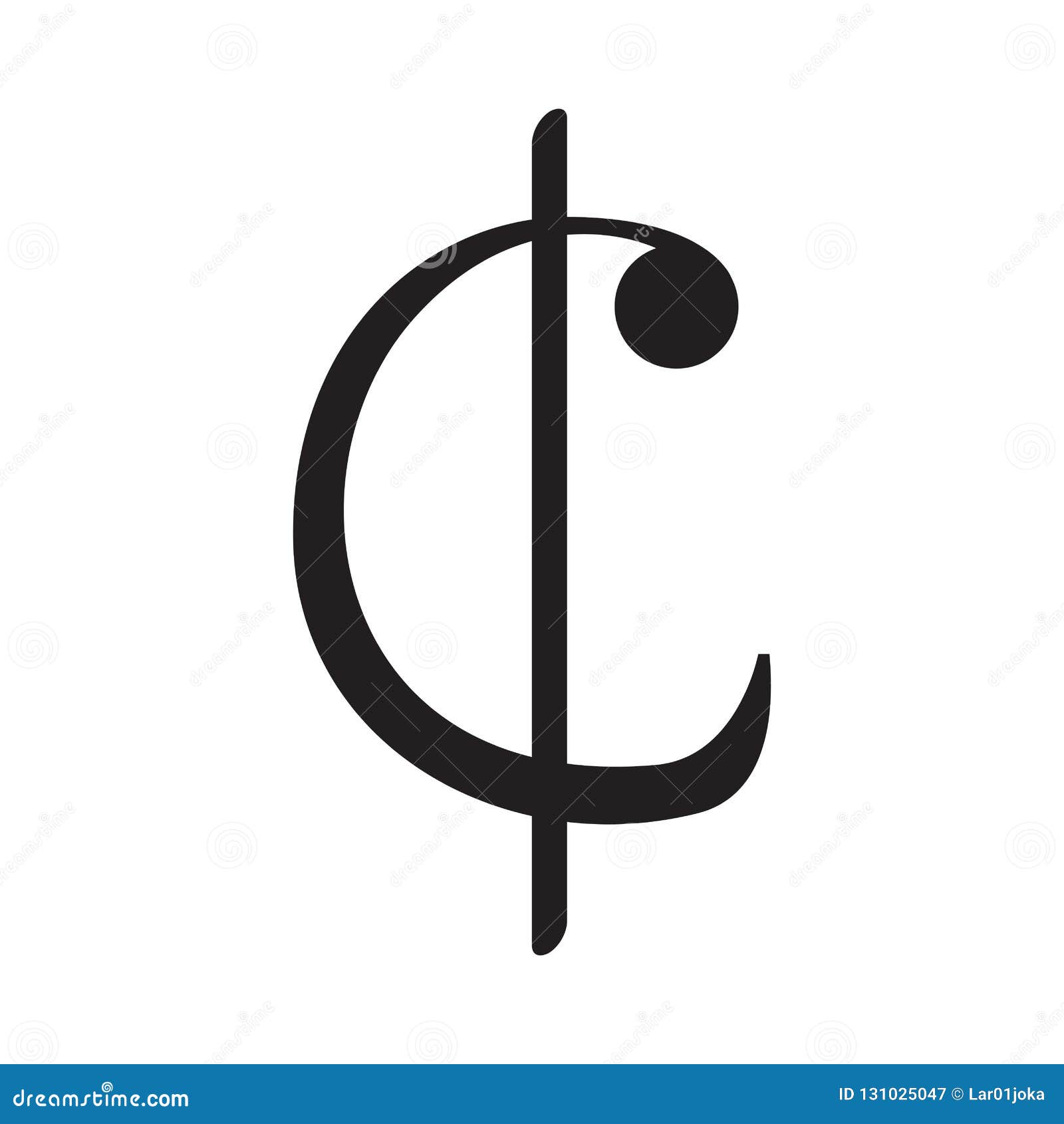 Isolated Cut Time Musical Note Stock Vector - Illustration of vector ...