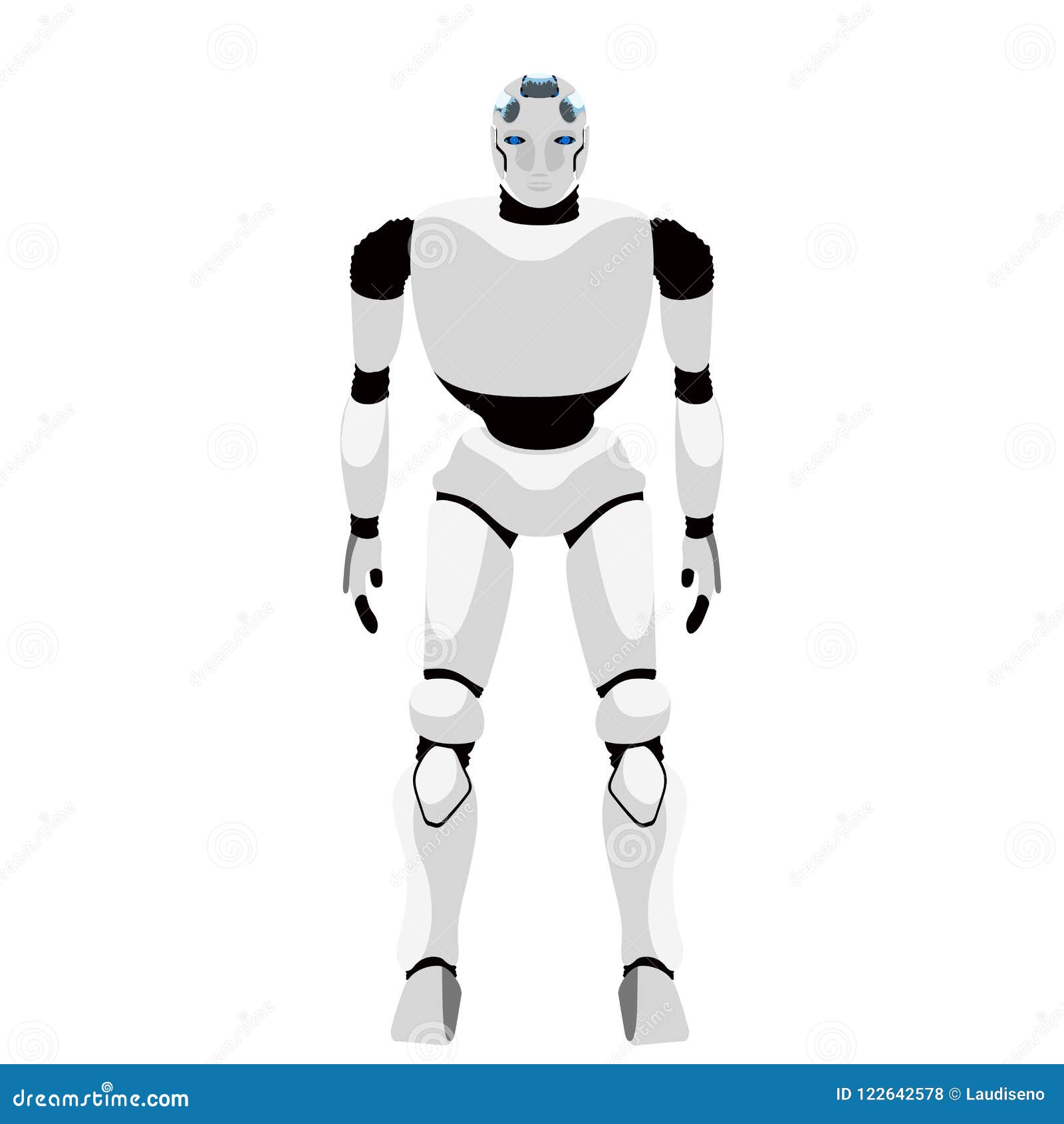 Isolated cute android icon stock vector. Illustration of vector - 122642578