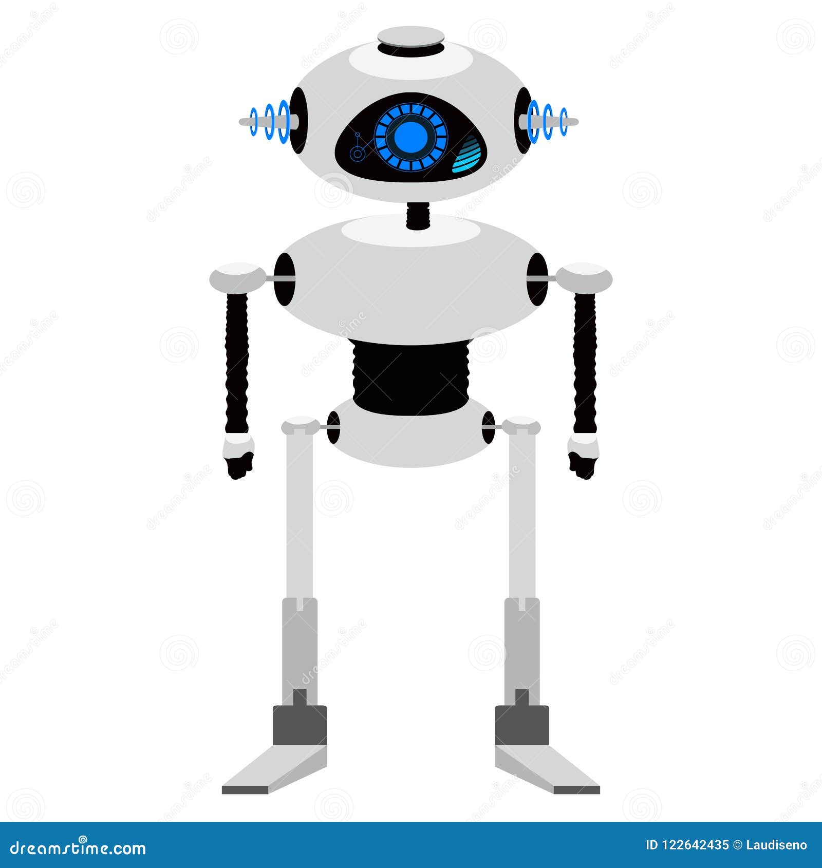 Isolated cute android icon stock vector. Illustration of graphic ...