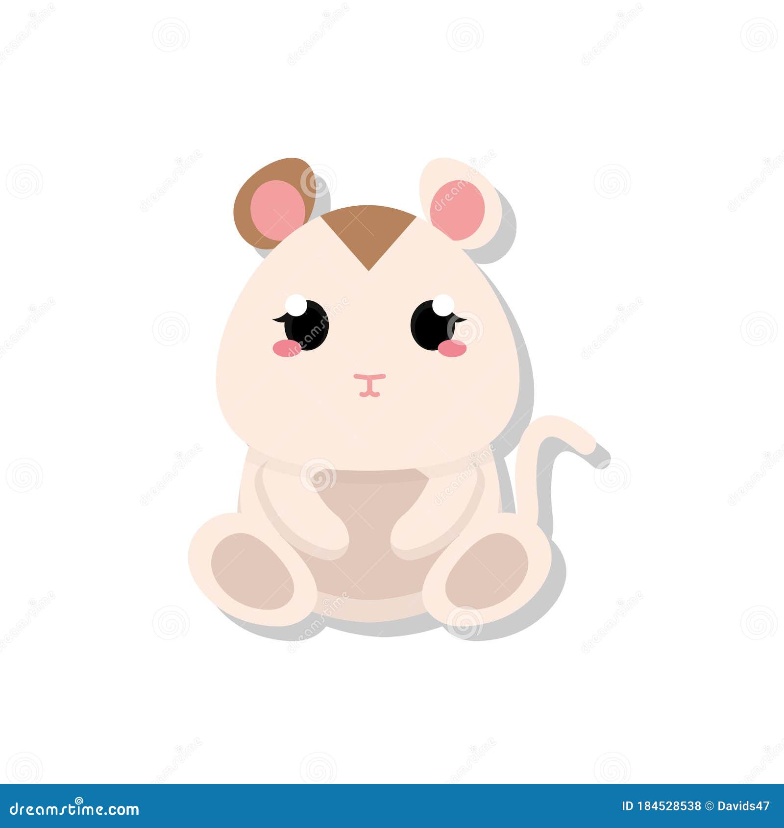 Isolated cute baby mouse stock vector. Illustration of character ...