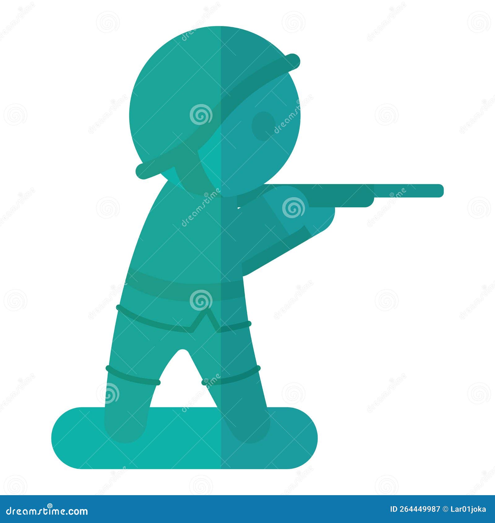 Isolated Cute Plastic Soldier Toy Icon Vector Stock Vector ...