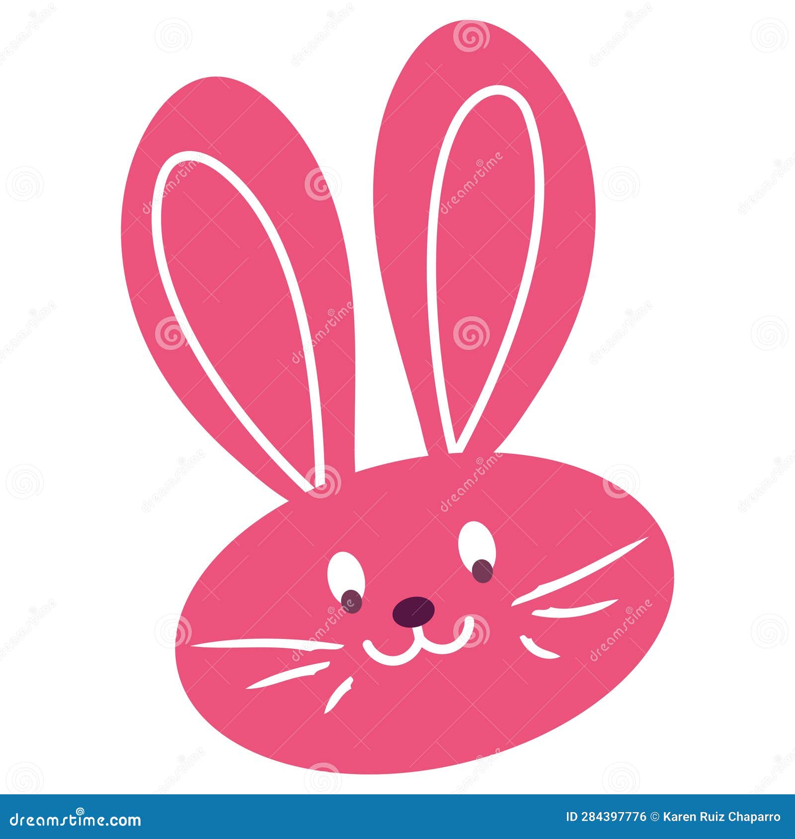 Isolated Cute Rabbit Sketch Avatar Vector Stock Vector - Illustration ...