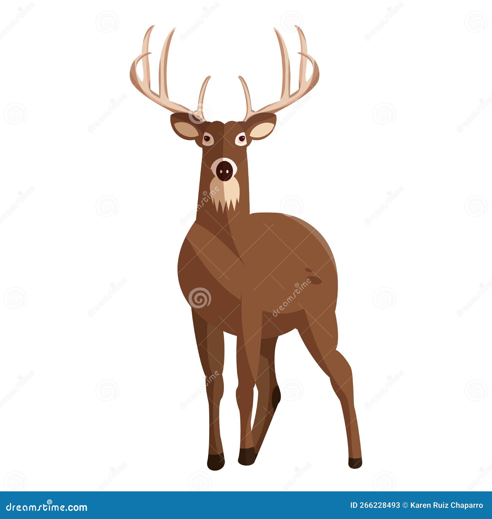 Isolated Cute Reindeer Colored Sketch Vector Stock Vector ... Isolated Cute Reindeer Colored Sketch Vector Stock Vector ...