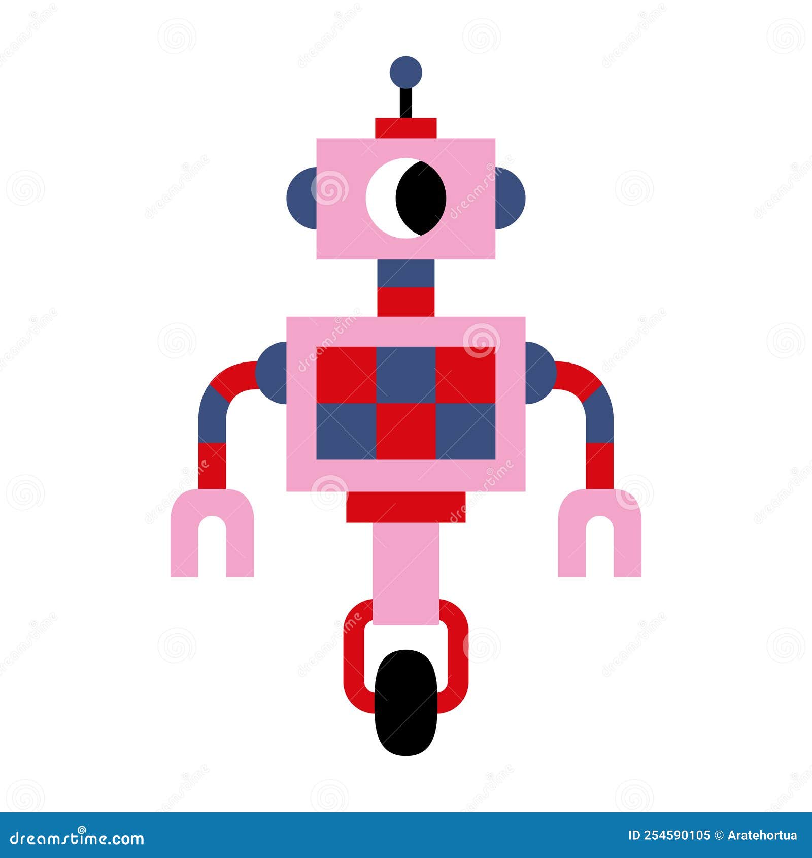 Isolated Cute Robot Toy Icon Cartoon Vector Stock Vector - Illustration ...