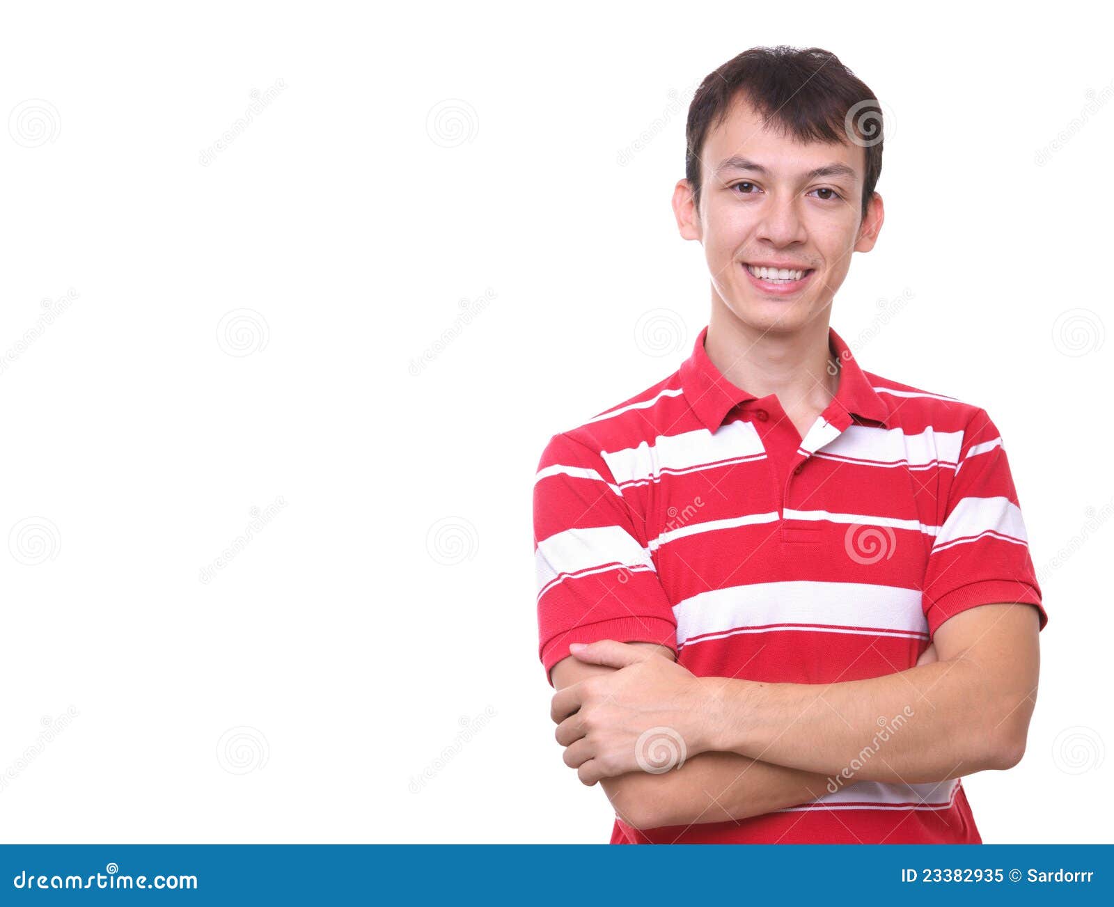 Isolated Cute Young Man Smiling Stock Image - Image of joyful, natural ...