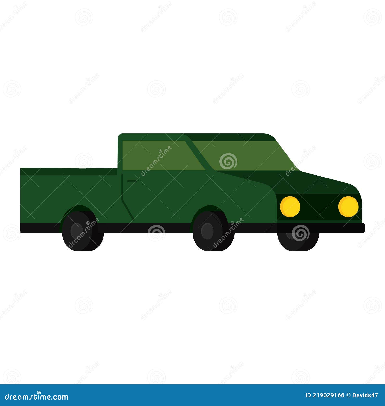 Isolated 3d green car icon stock vector. Illustration of wheel - 219029166