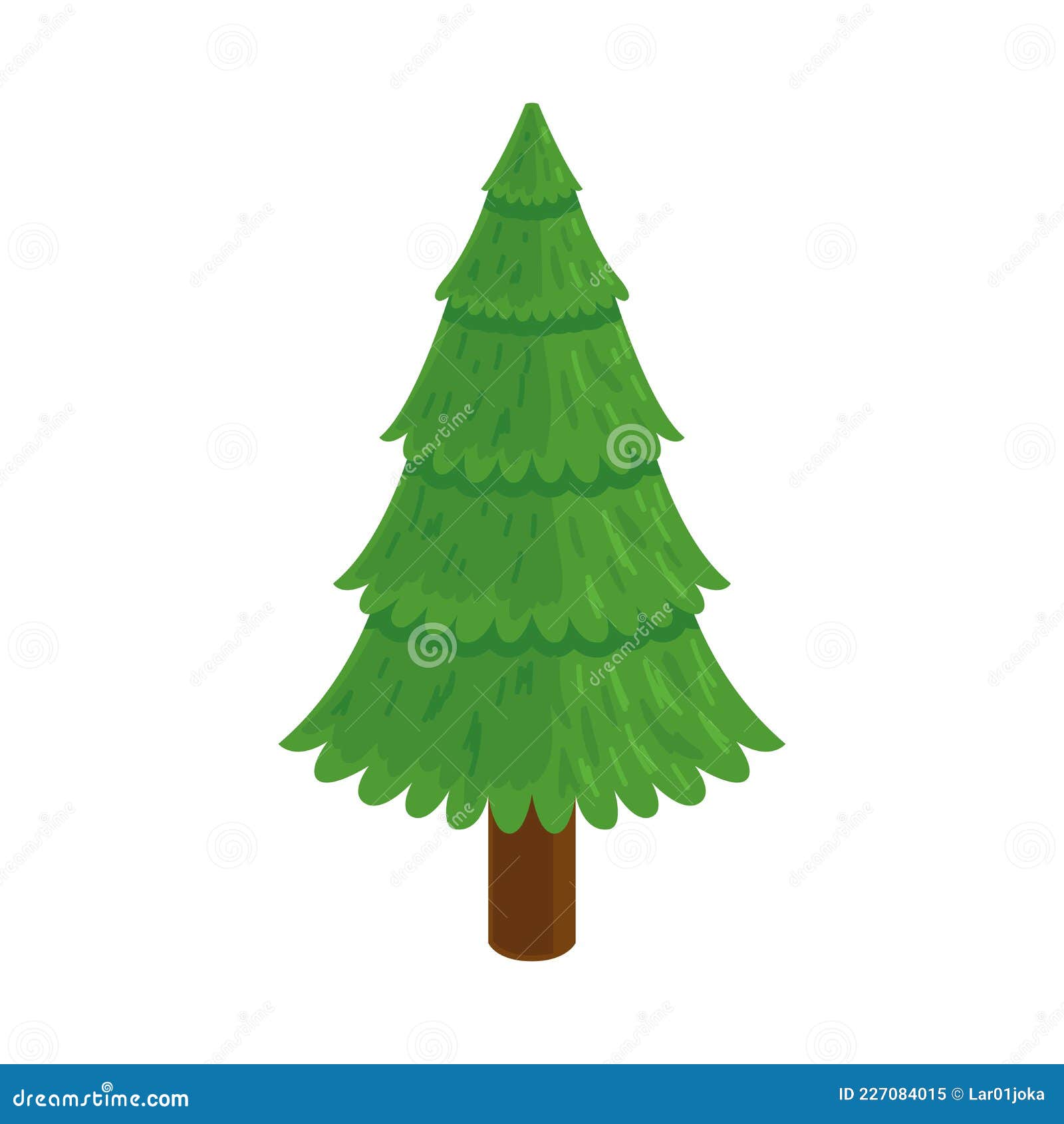 Isolated 3d Green Tree Render Icon Stock Vector - Illustration of ...