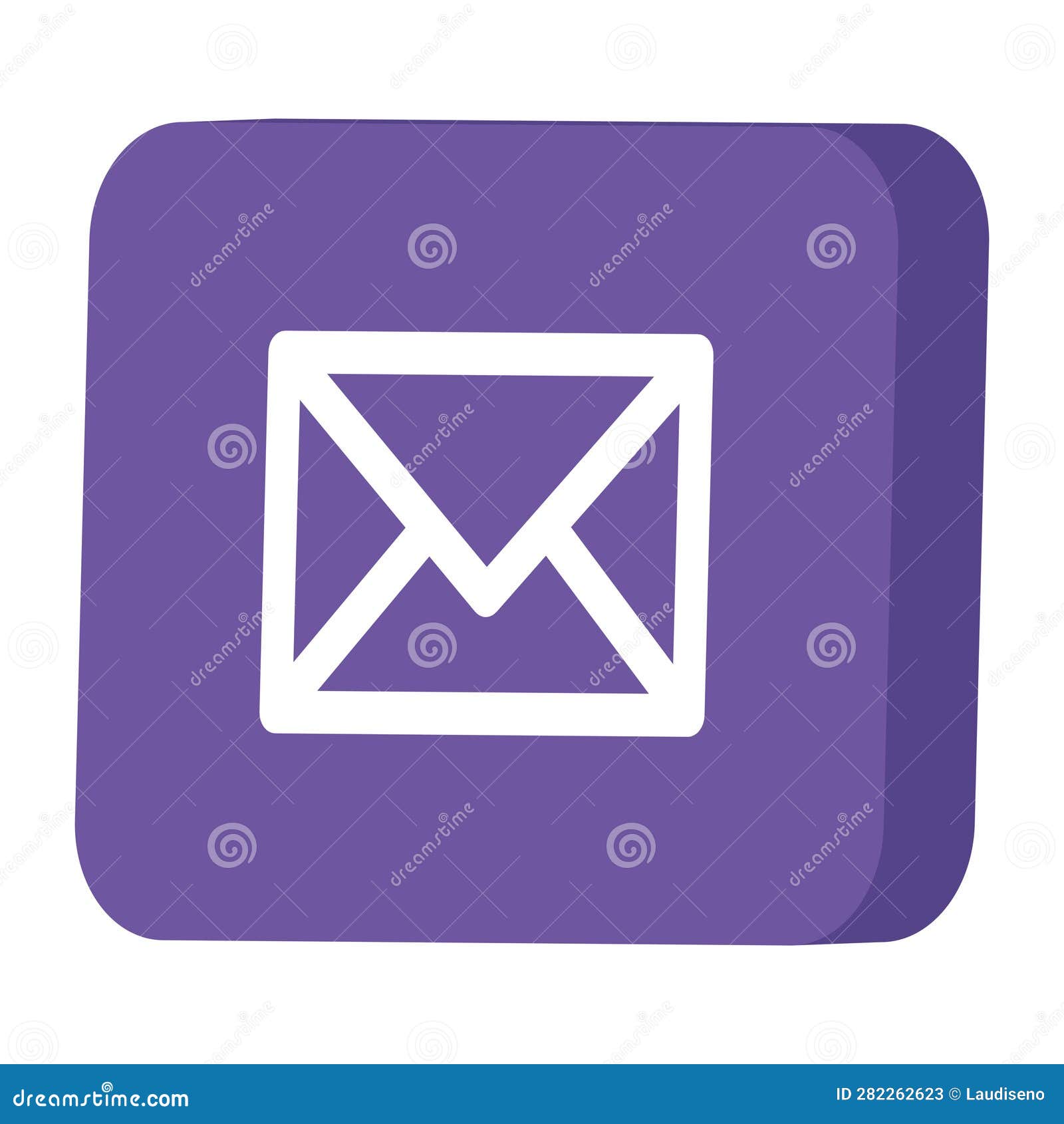 Isolated 3d Internet Message Icon Vector Stock Vector - Illustration of ...