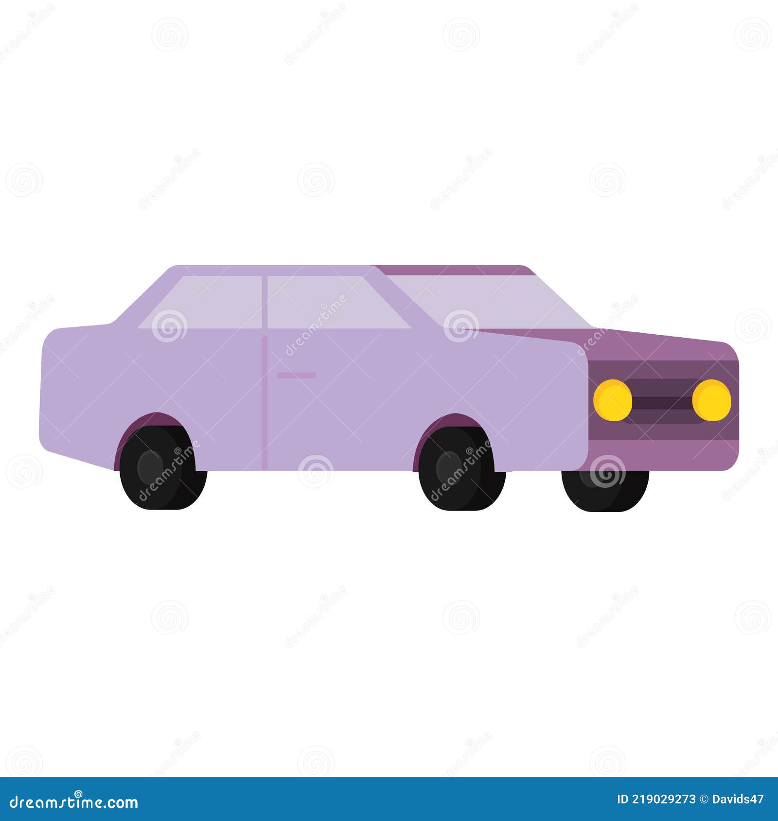 Isolated 3d Light Purple Car Icon Stock Vector - Illustration of wheel ...