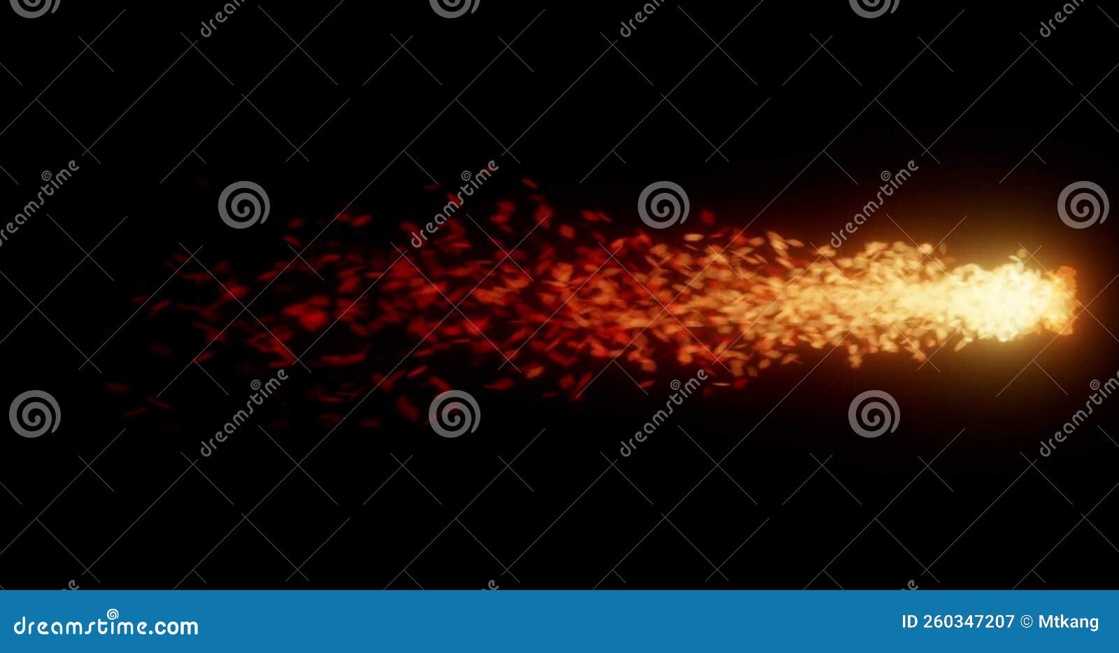 Isolated 3d Render of Fire Flames for Rocket Engine Exhaust Bursting ...