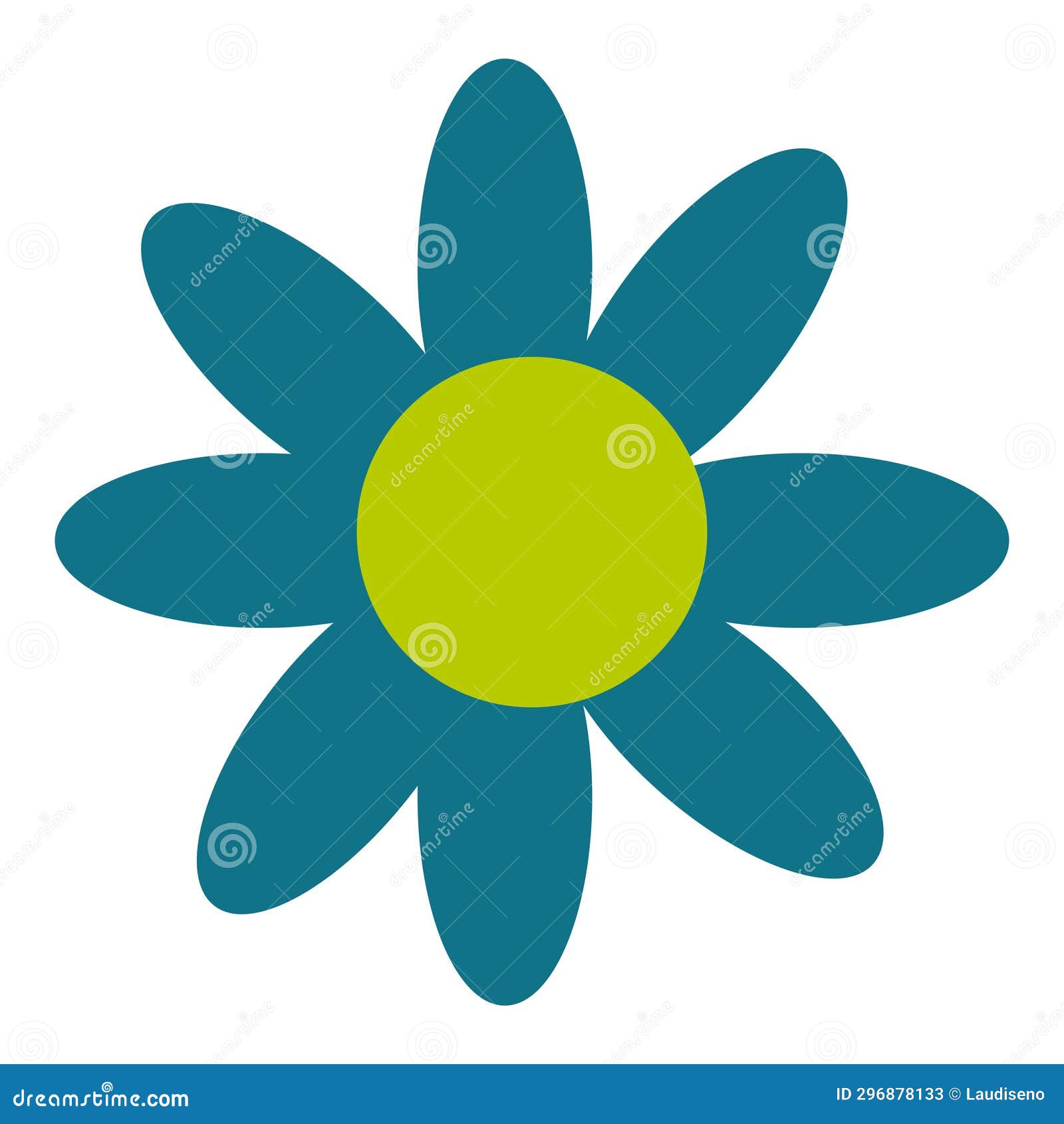 Isolated Decor Flower Icon Flat Design Vector Stock Vector ...